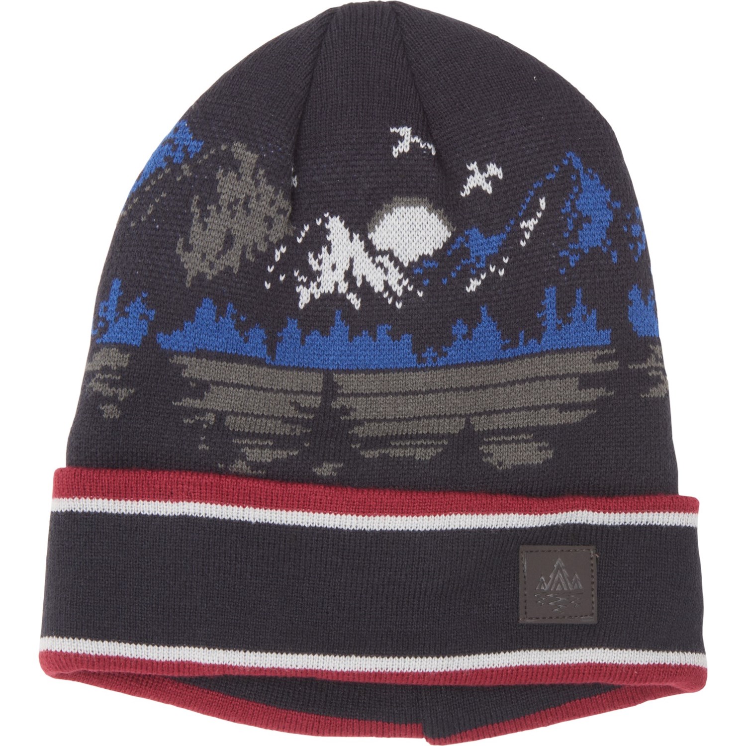 Rainforest Nightfall Graphic Beanie (For Men) - Save 33%