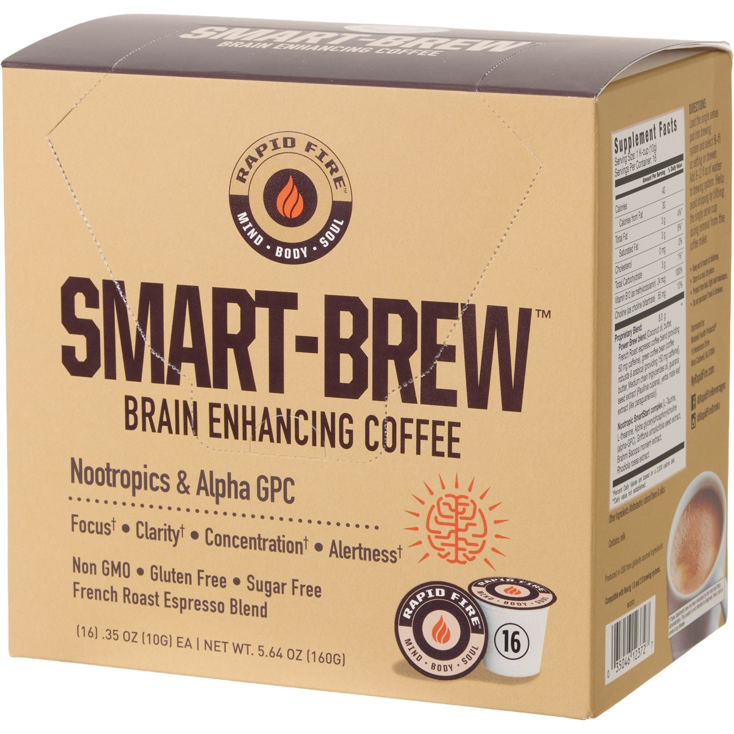 Rapid Fire Smart Brew Coffee Pods - 16-Count - Save 42%