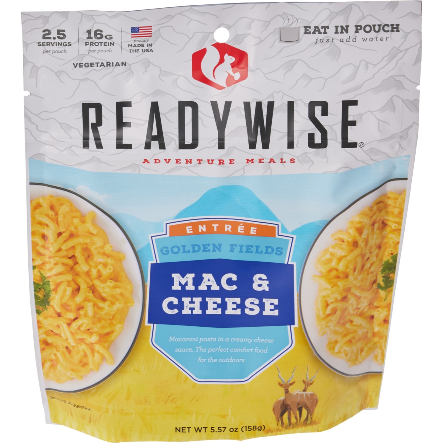 Ready Wise Golden Fields Mac and Cheese Meal - 2.5 Servings - Save 28%