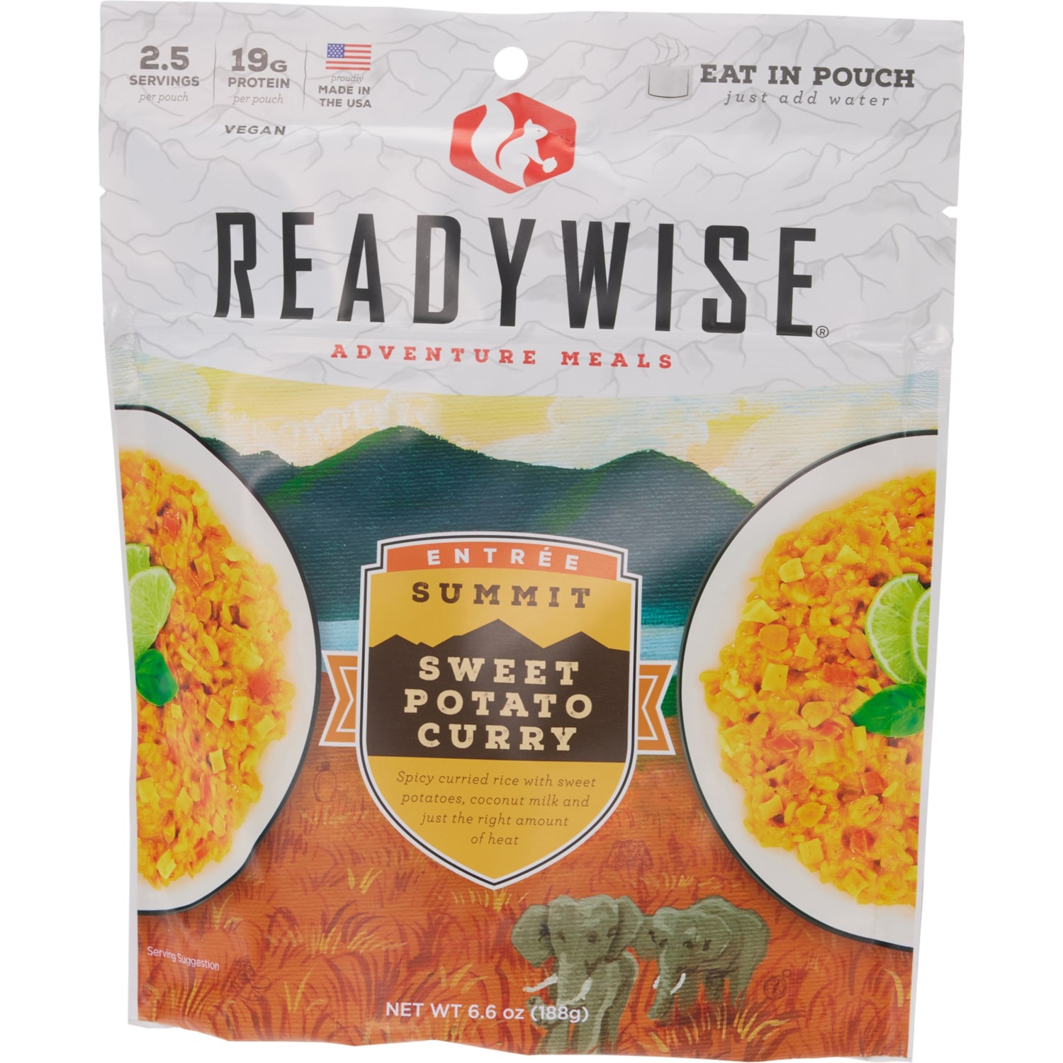 Ready Wise Summit Sweet Potato Curry Meal - 2.5 Servings - Save 24%