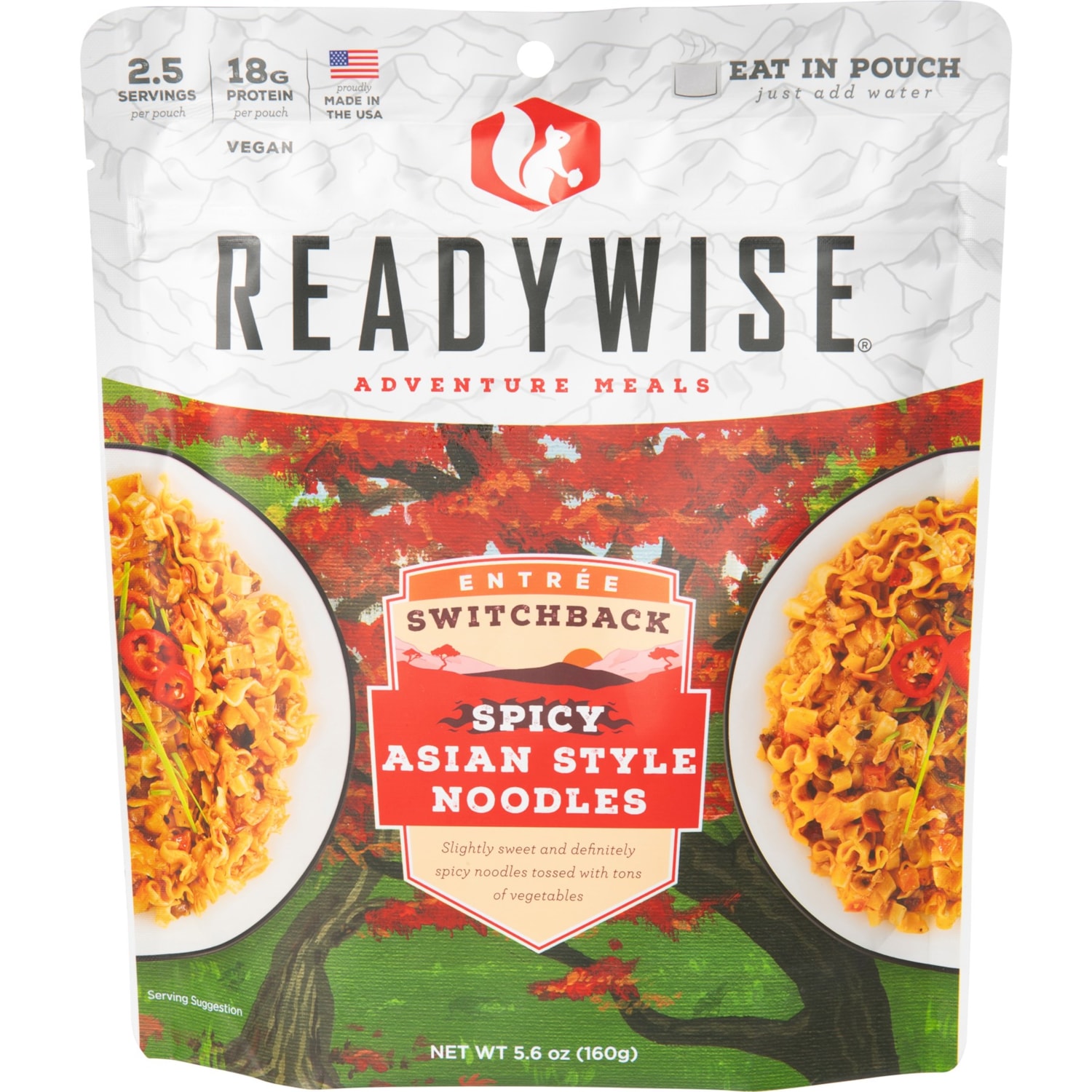 Ready Wise Switchback Spicy Asian Style Noodles Meal - 2.5 Servings ...