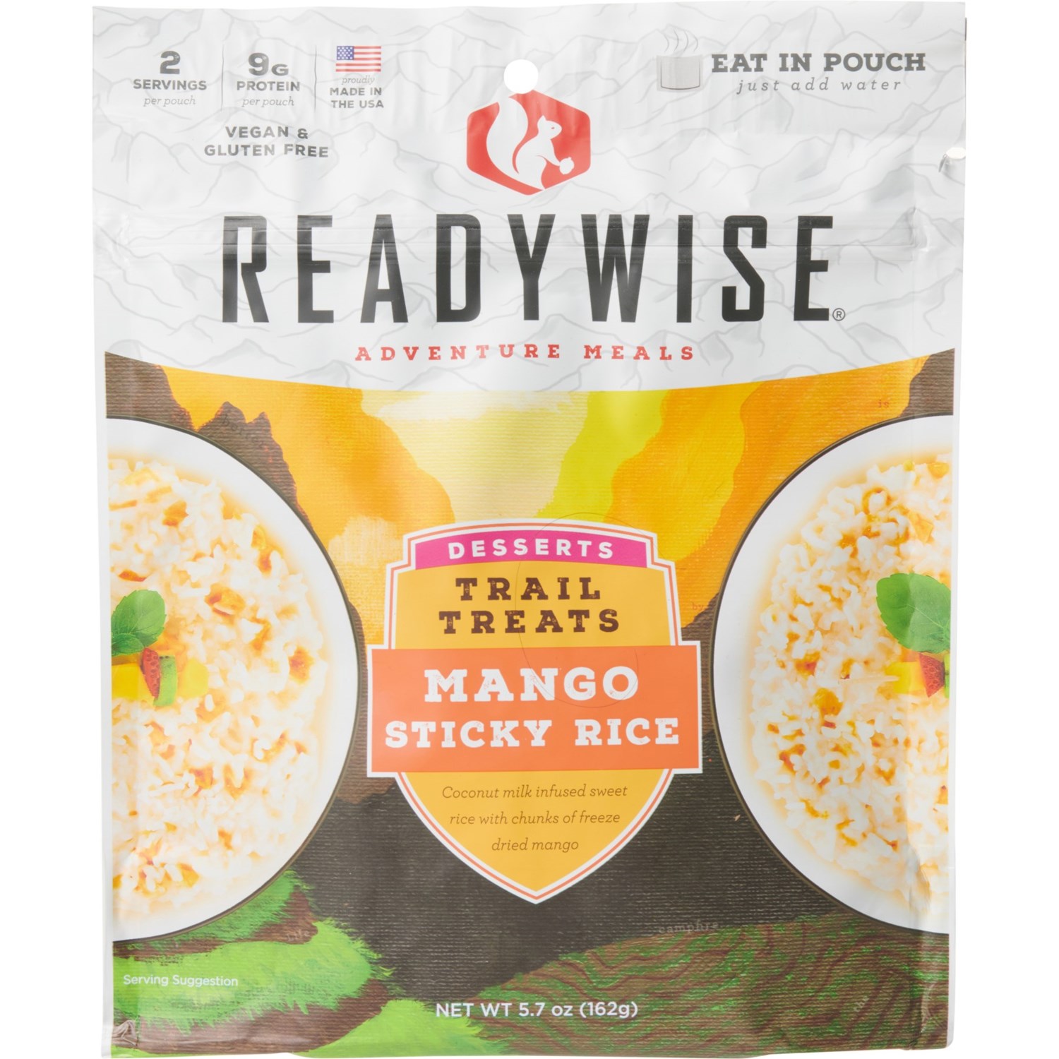 Ready Wise Trail Treats Mango Sticky Rice Meal - 2 Servings - Save 20%