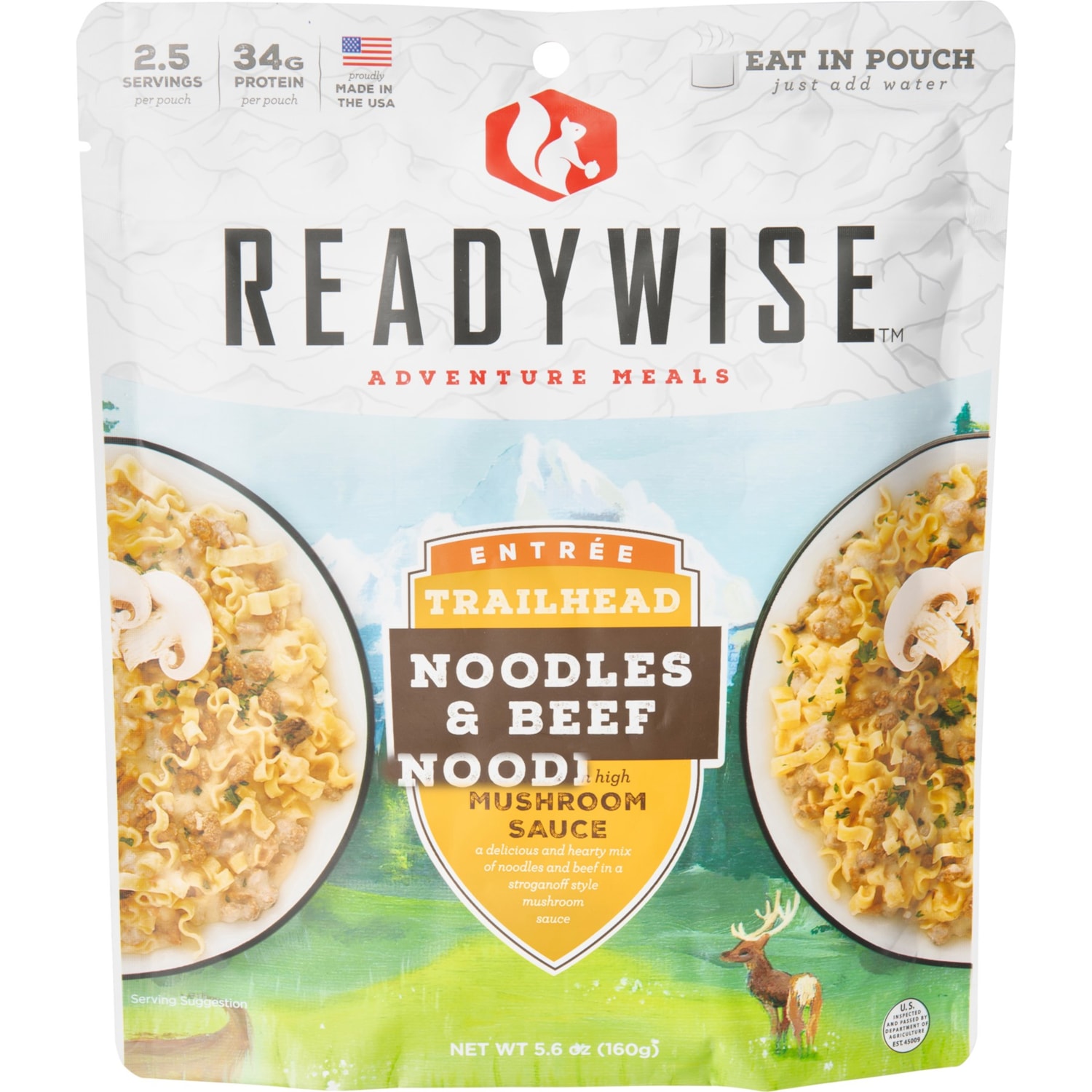 Ready Wise Trailhead Noodles and Beef Meal - 2.5 Servings - Save 22%