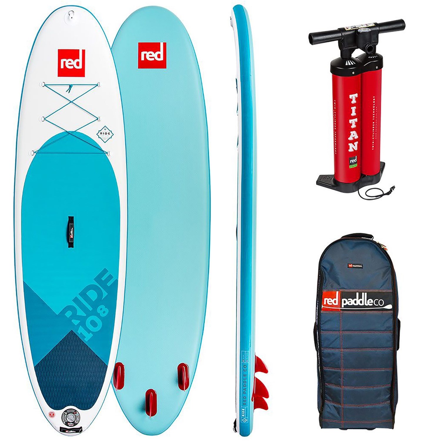 Red Paddle Co Ride MSL Package Inflatable Stand-Up Paddle Board - 10’8 ...