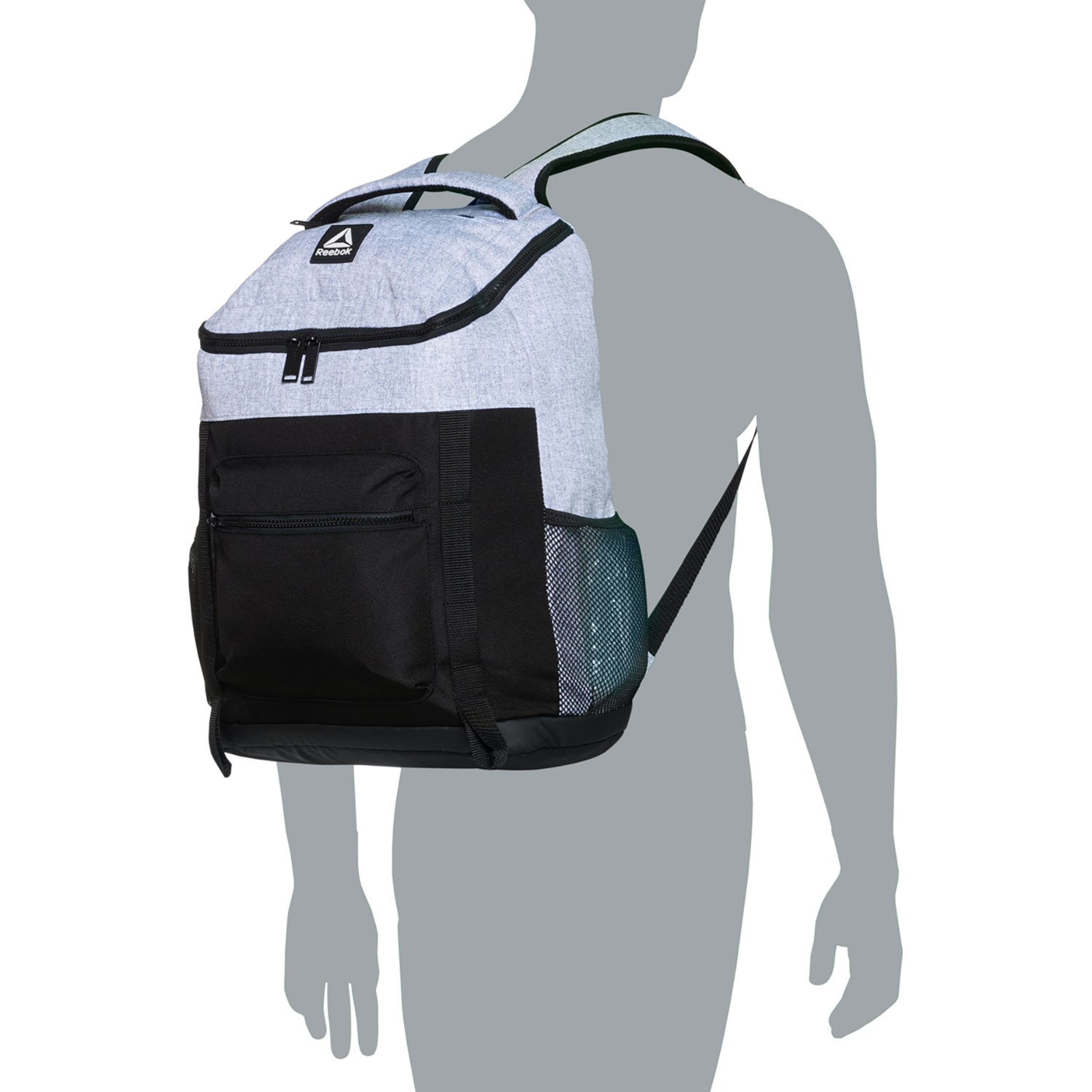 Reebok Bobbie Top-Loader Backpack - Light Heather Grey - Save 33%