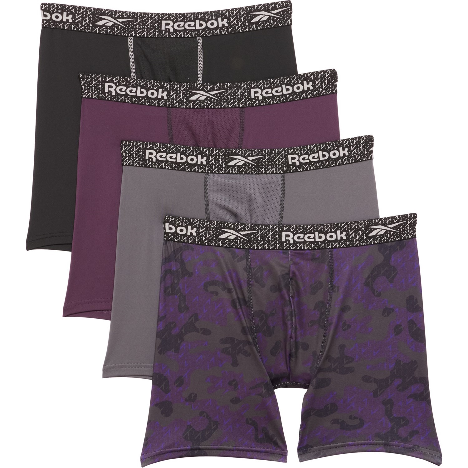 Reebok High-Performance Boxer Briefs - 4-Pack - Save 48%