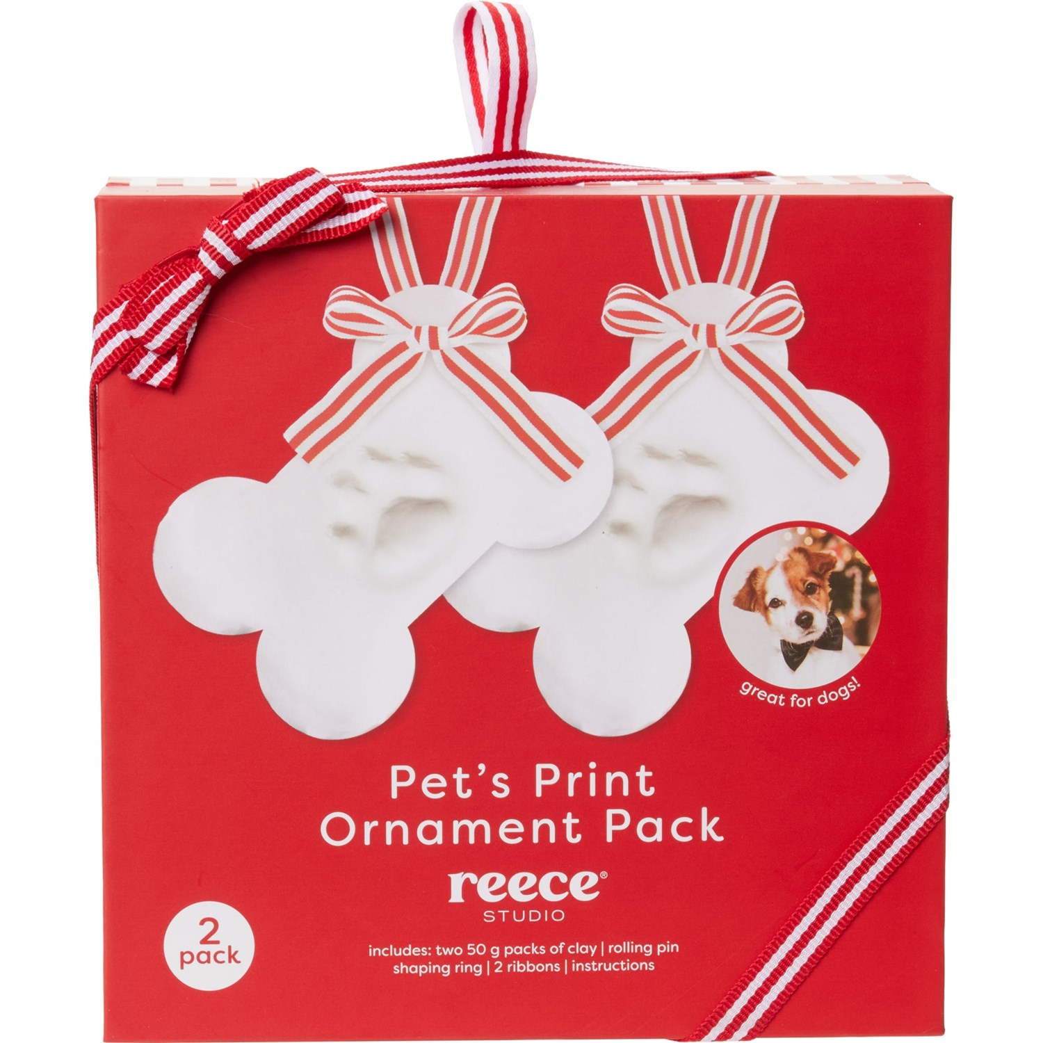 Reece Studio Pet’s Print Ornaments Pack - 2-Pack - Save 46%