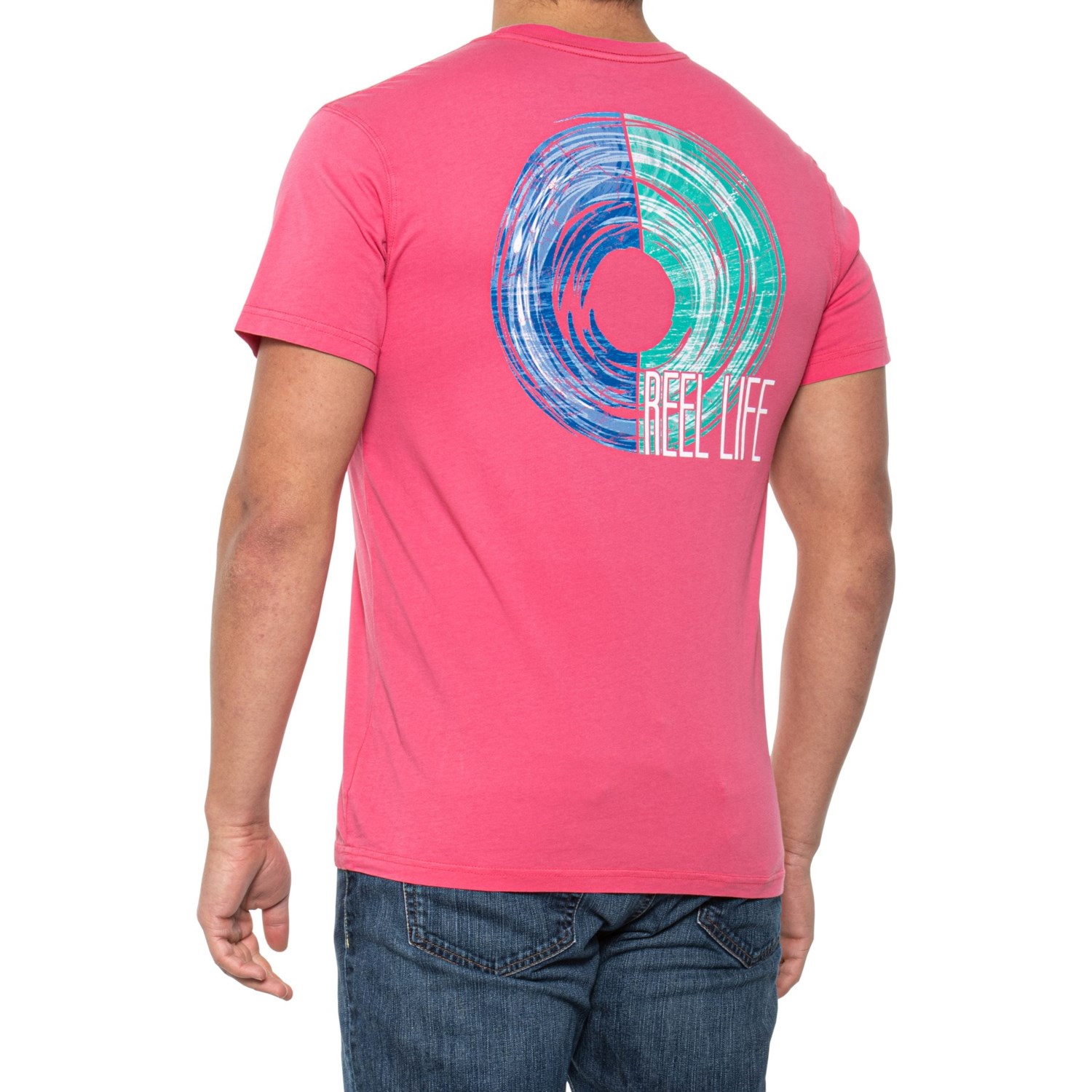 Reel Life Split Wave T-Shirt (For Men) - Save 44%