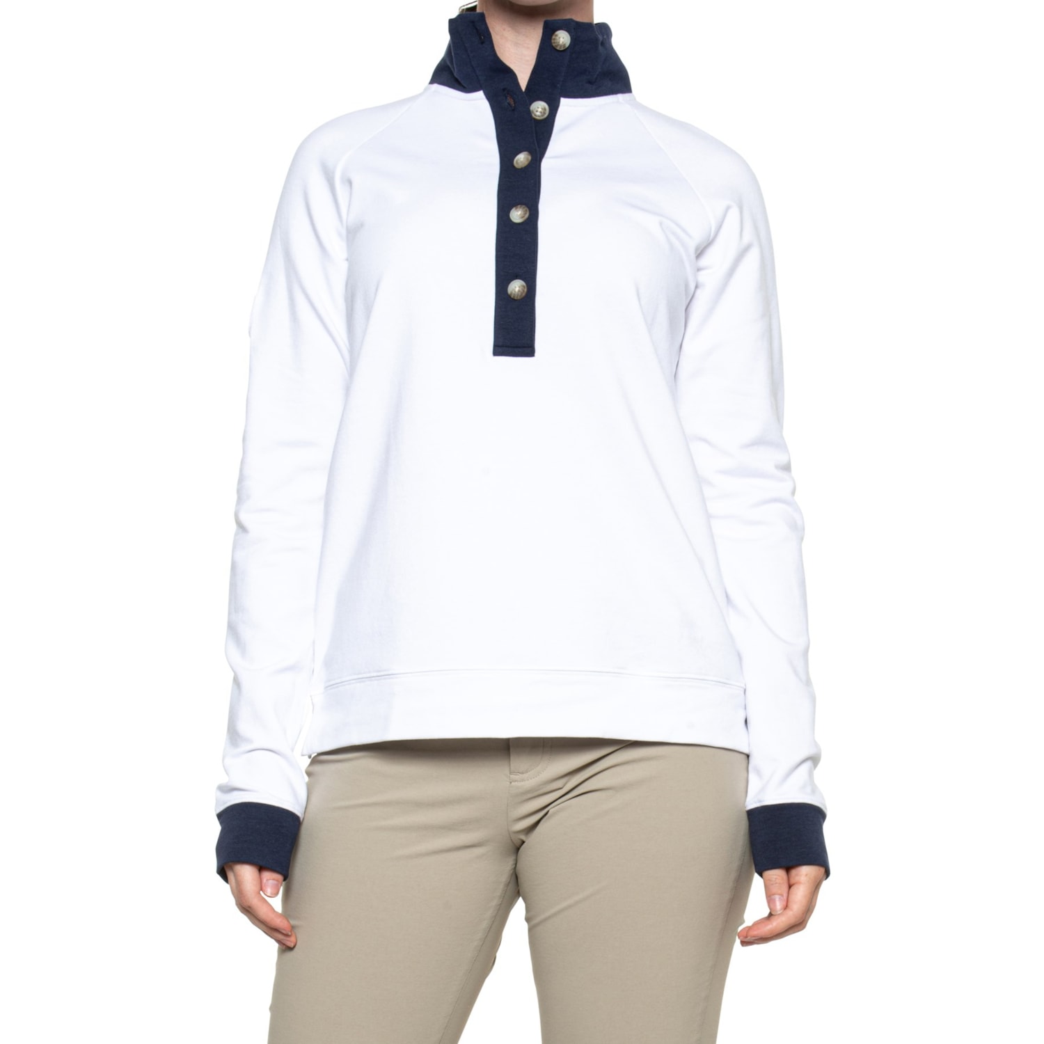 RENWICK GOLF Flag Button Mock Jacket (For Women) - Save 59%