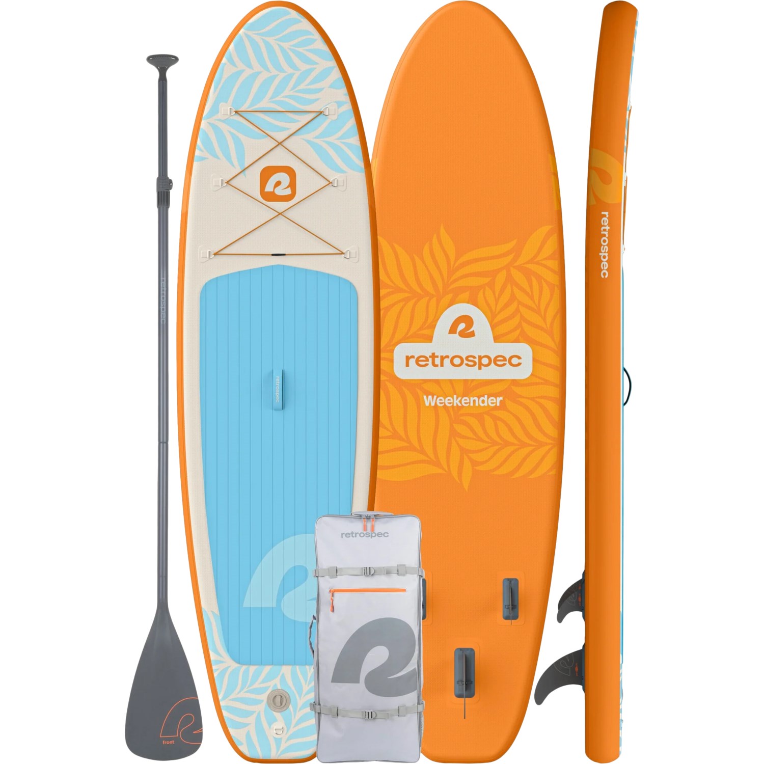 Retrospec Weekender 2 Inflatable Stand Up Paddle Board - 10’6” - Save 20%