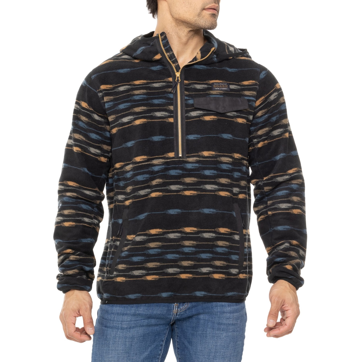 ROARK Barra Scrambler Hoodie - Zip Neck - Save 61%
