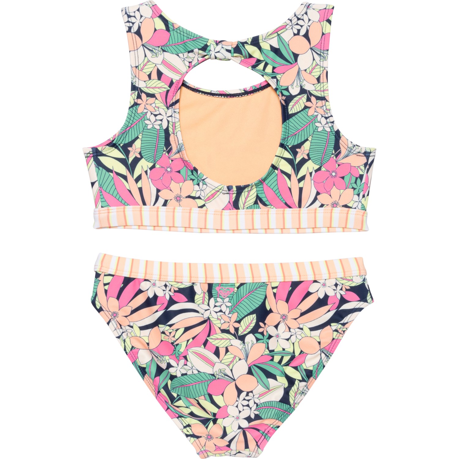 Roxy Big Girls Palm Song Bikini Set - UPF 50+ - Save 43%