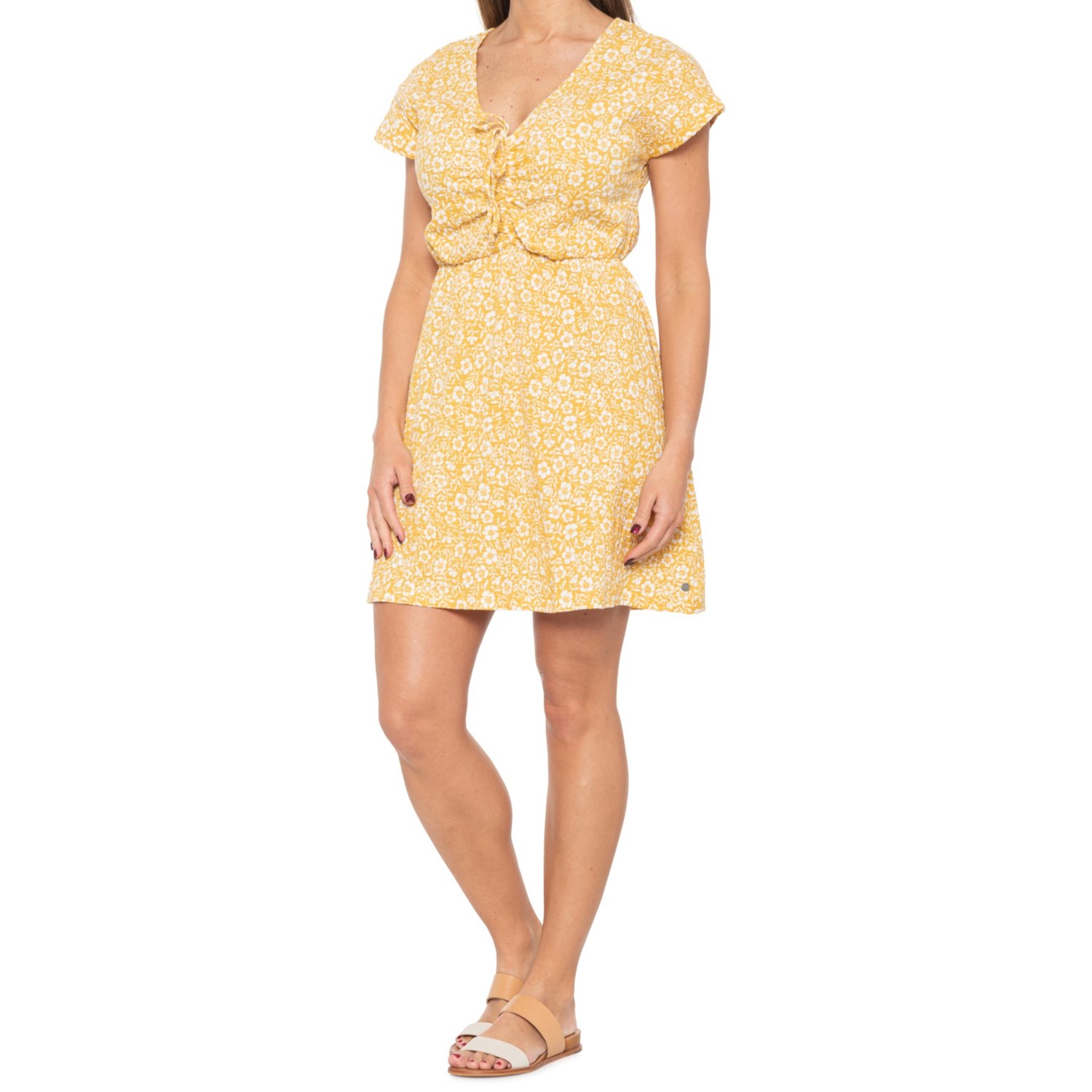 Roxy Simple Thoughts Dress - Short Sleeve - Save 79%