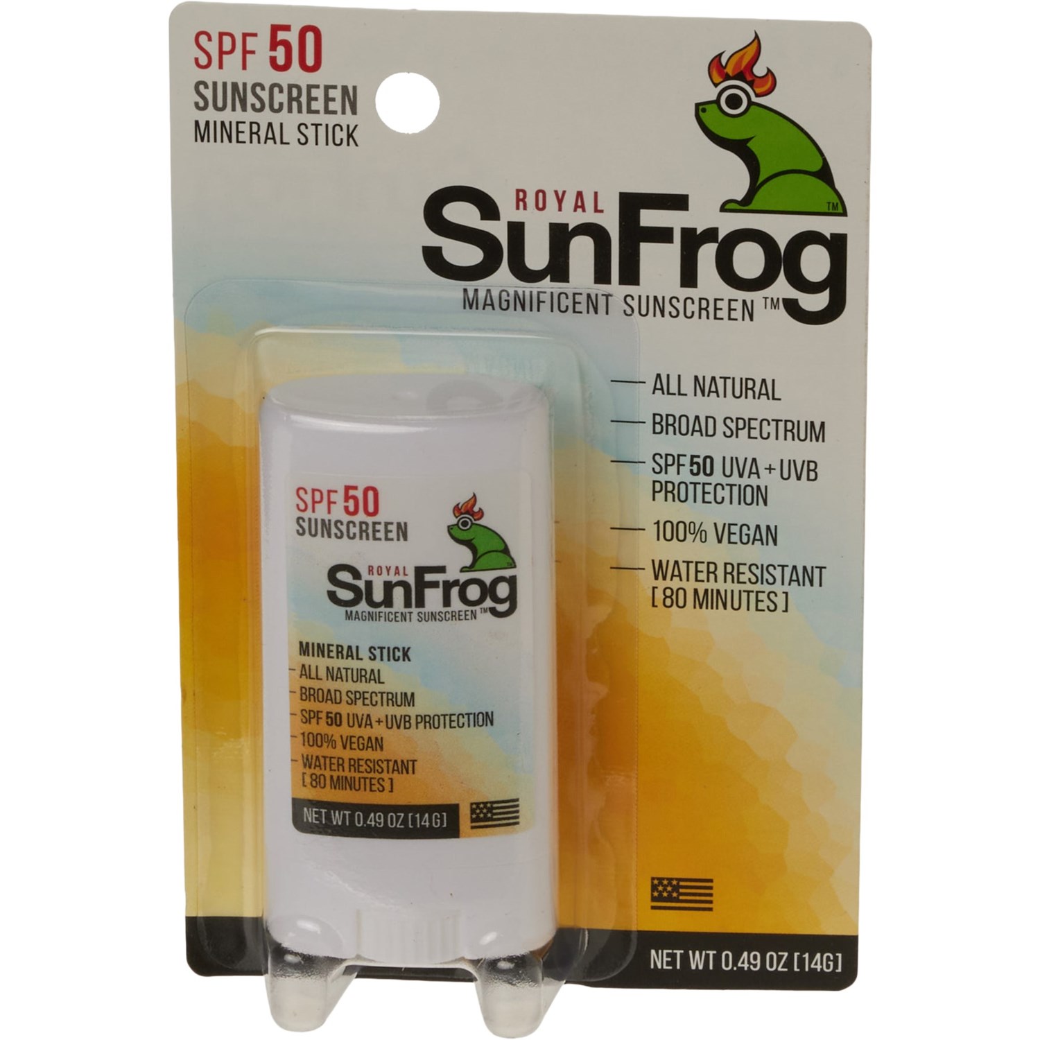 ROYAL SUN FROG Mineral Sunscreen Stick - SPF 50, 0.49 oz. - Save 43%