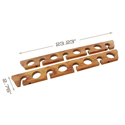 Rush Creek Creations 8-Rod Wall or Ceiling Storage Racks - Set of 2 ...