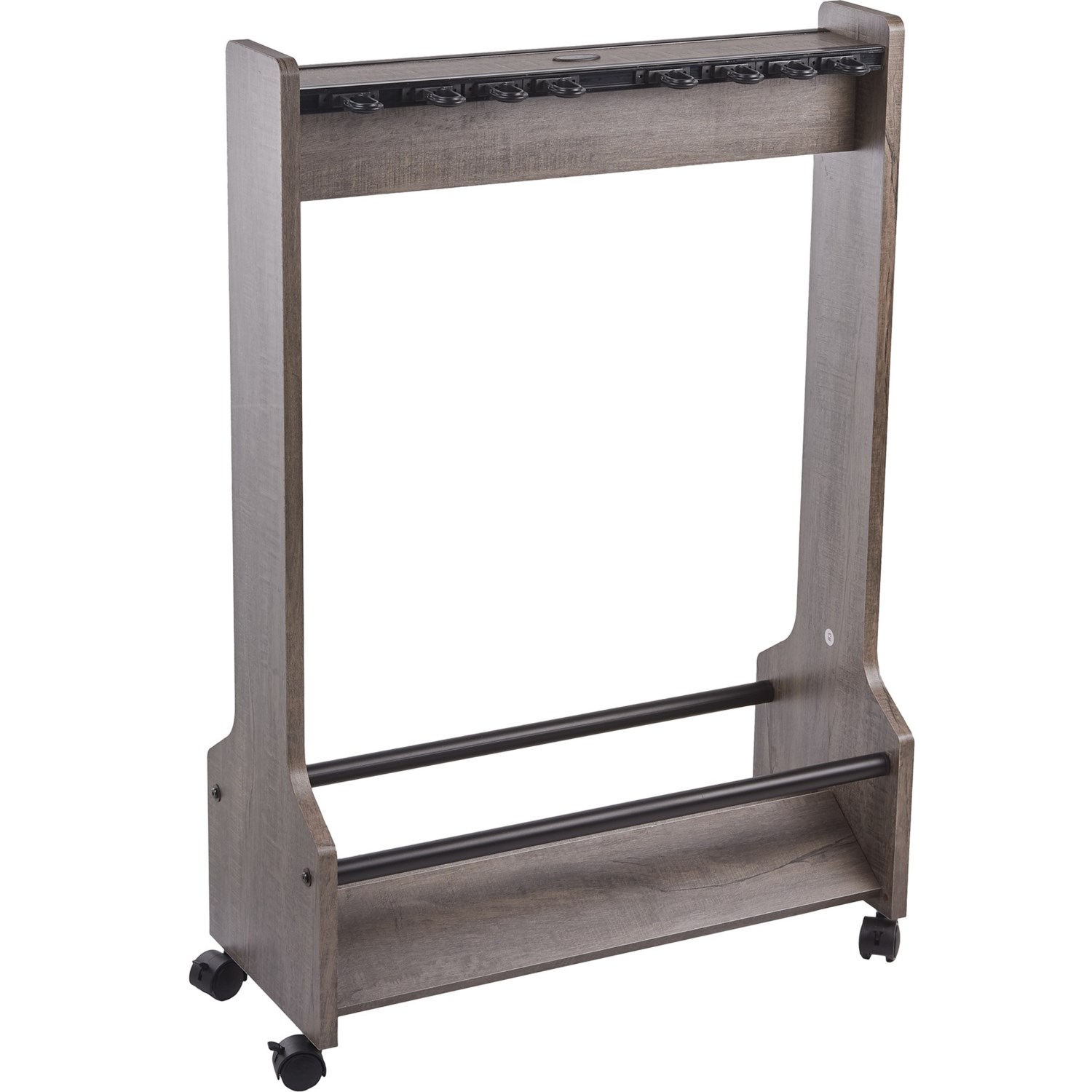 Rush Creek Creations Driftwood Double-Sided Rolling 16-Rod Storage Rack ...