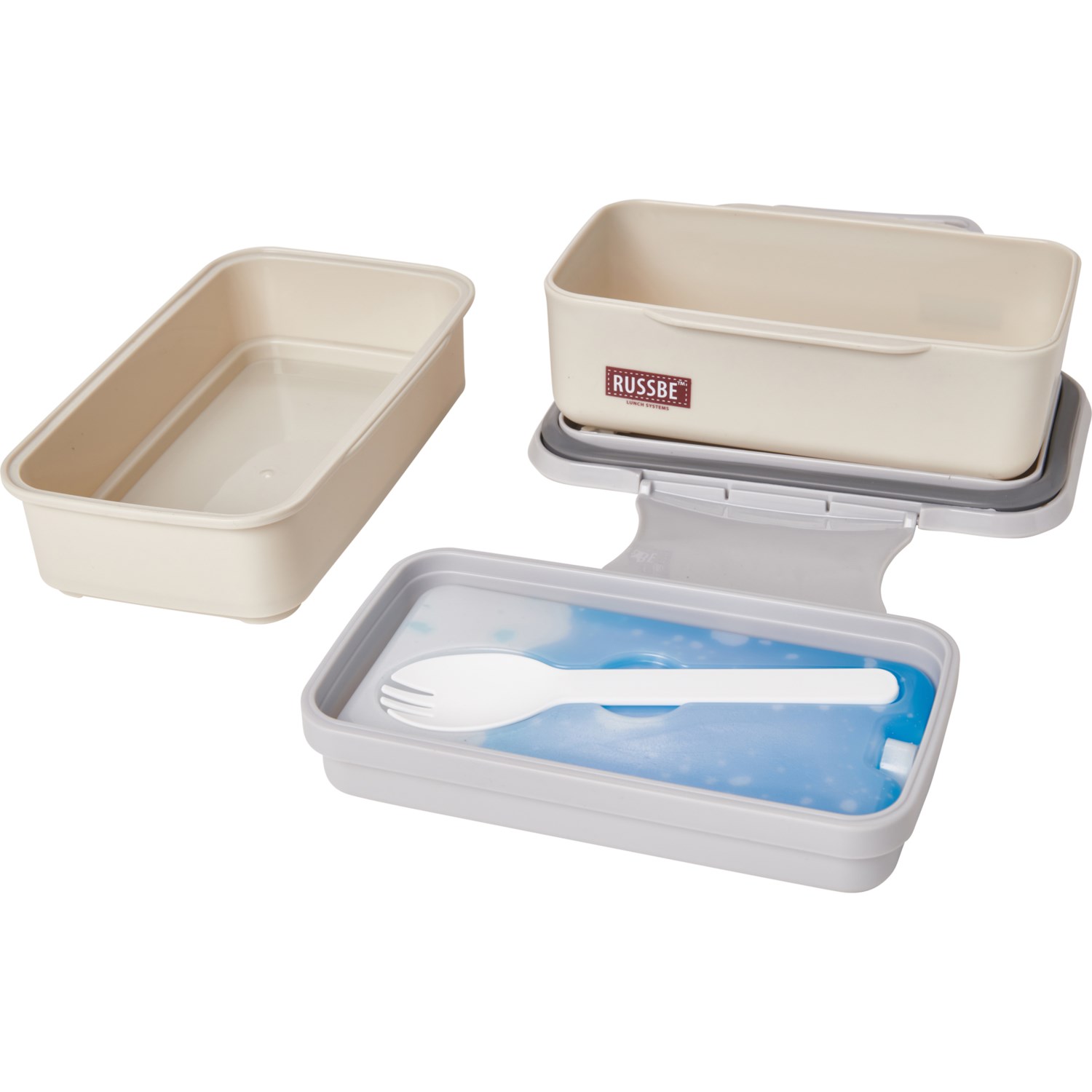 Russbe Double Stack Bento Box with Ice Pack - 45 oz. - Save 20%