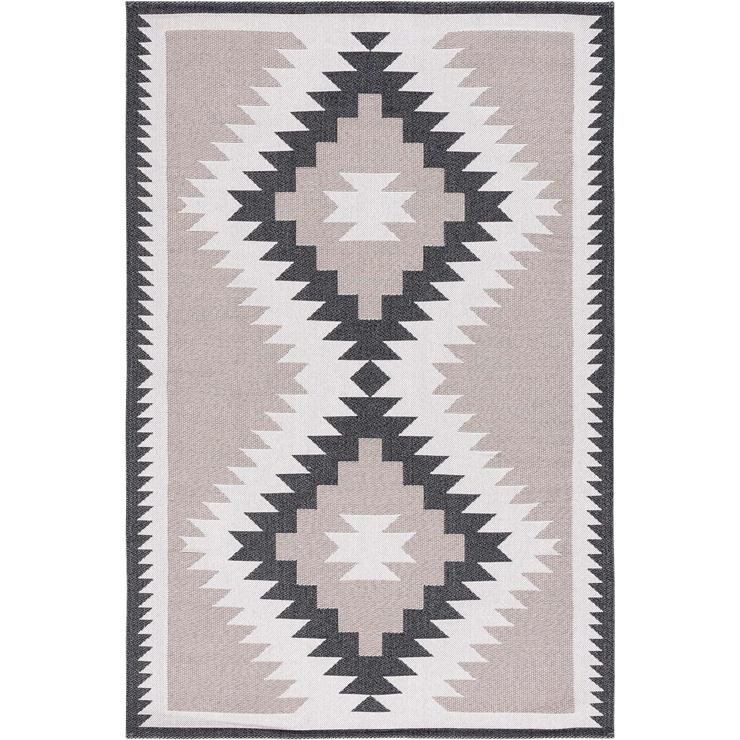 Safavieh Tonal Bohemian Area Rug - 4x6’, Beige-Black - Save 25%