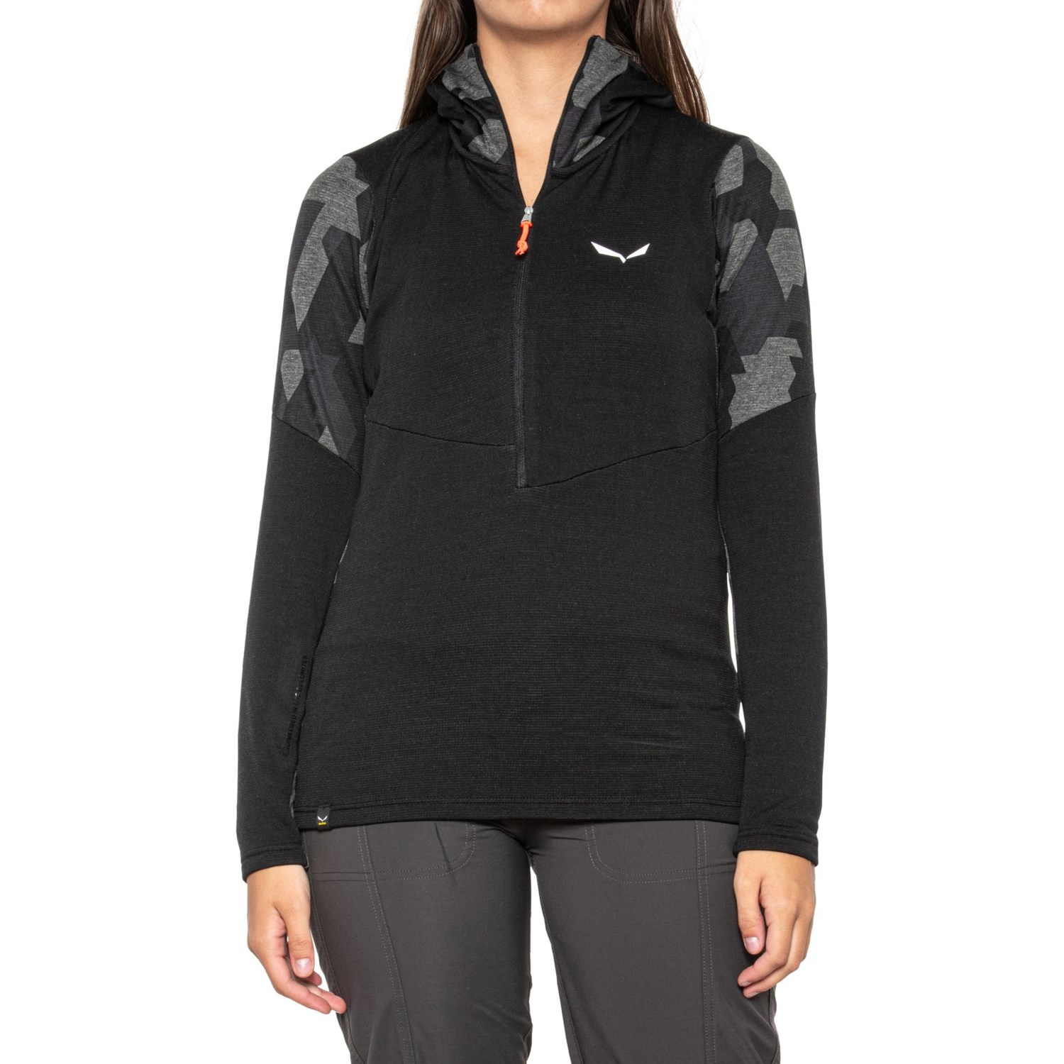 Salewa Boe Alpine Base Layer Top - Merino Wool, Zip Neck, Long Sleeve ...