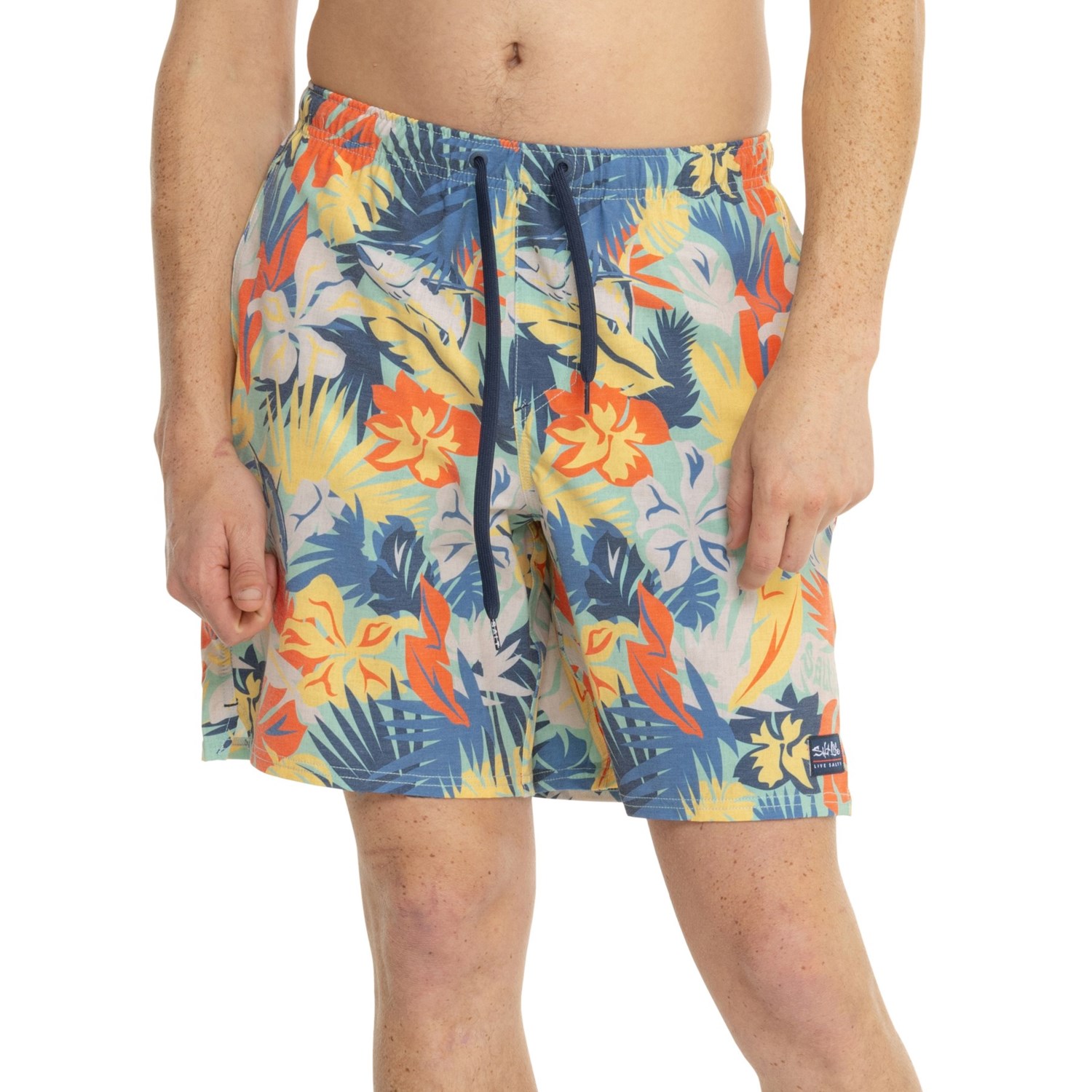 SALT LIFE Tropical Tuna Boardshorts - Save 74%