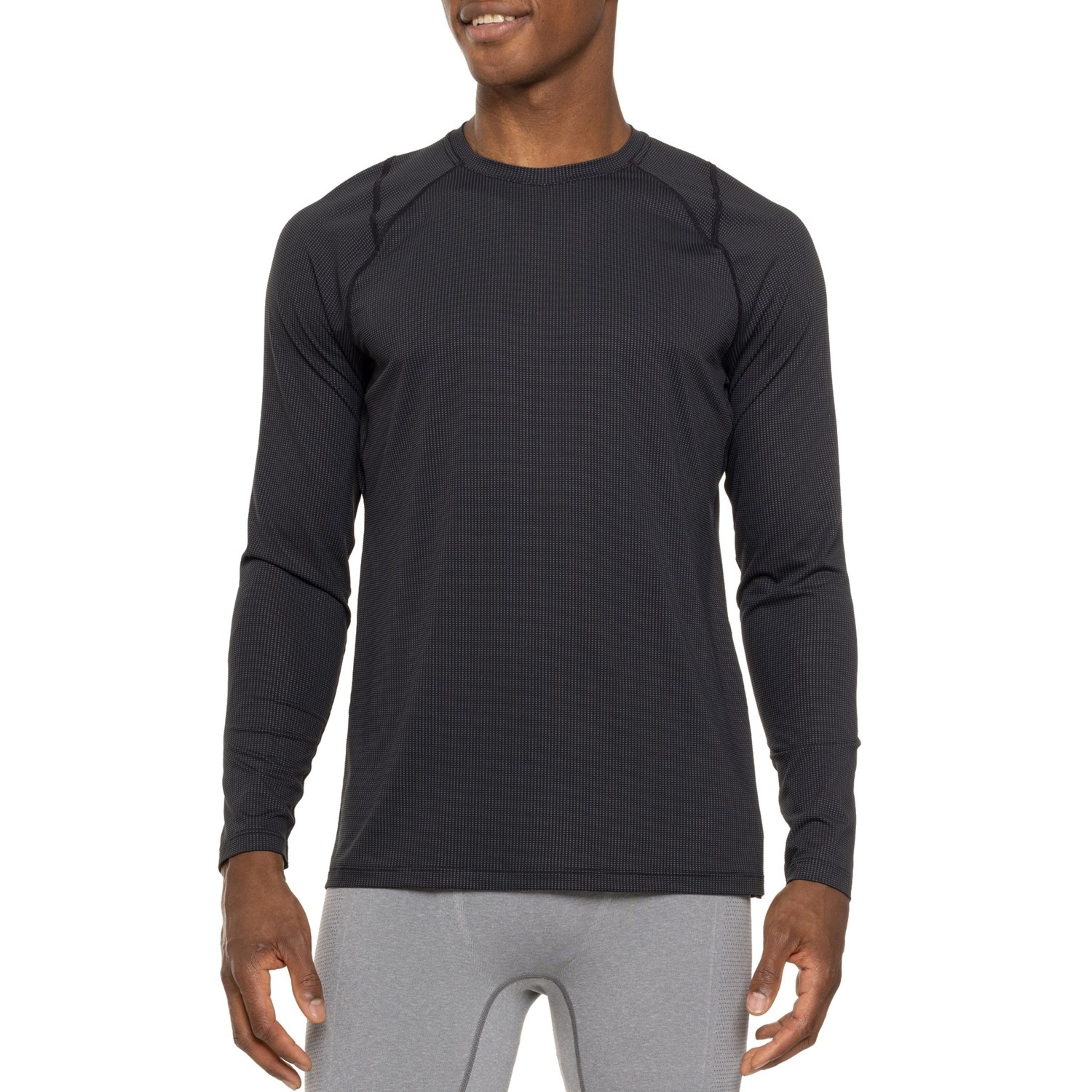 SAXX Quest Quick-Dry Mesh Base Layer Top - Long Sleeve - Save 65%