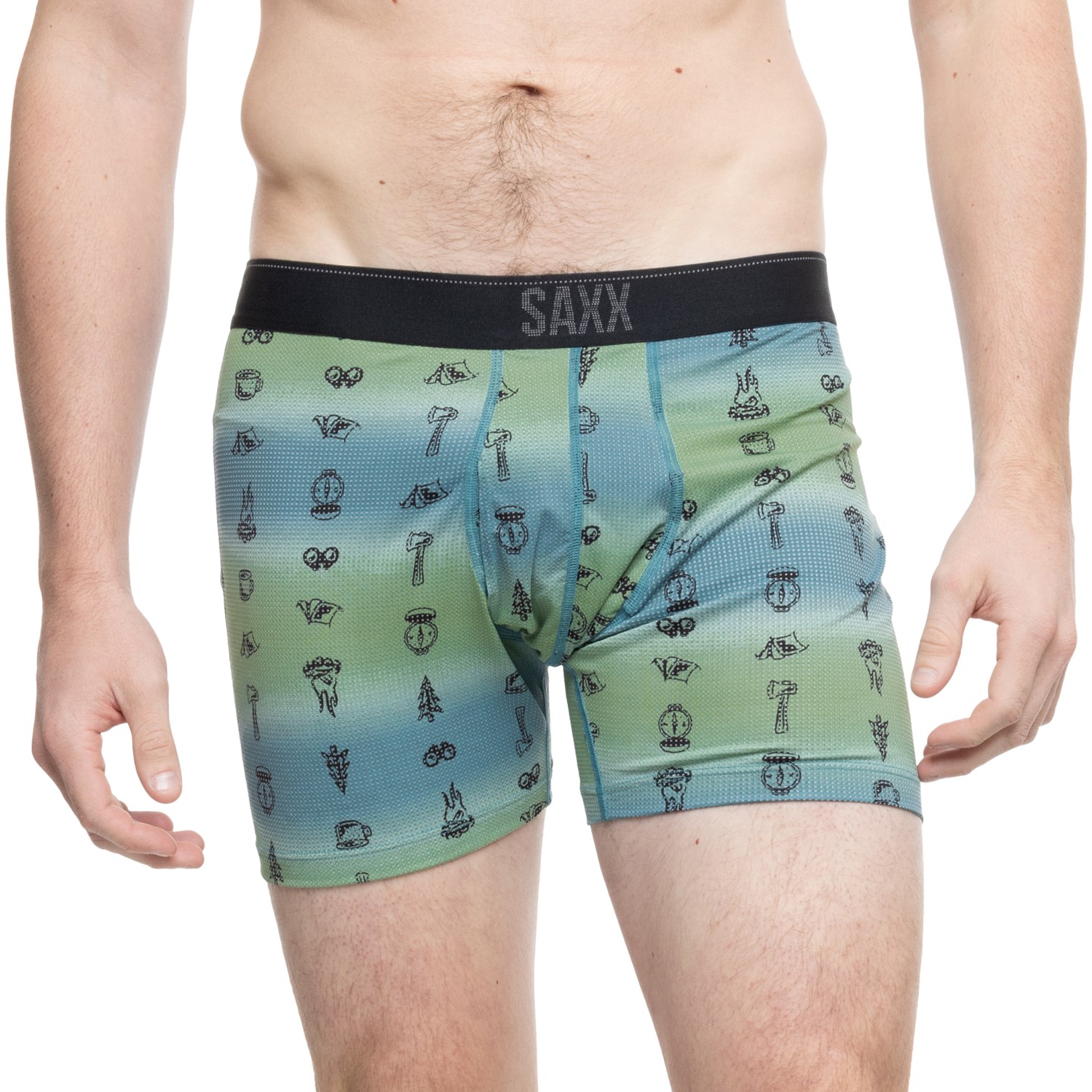 SAXX Quest Quick-Dry Mesh Boxer Briefs - 2-Pack - Save 50%