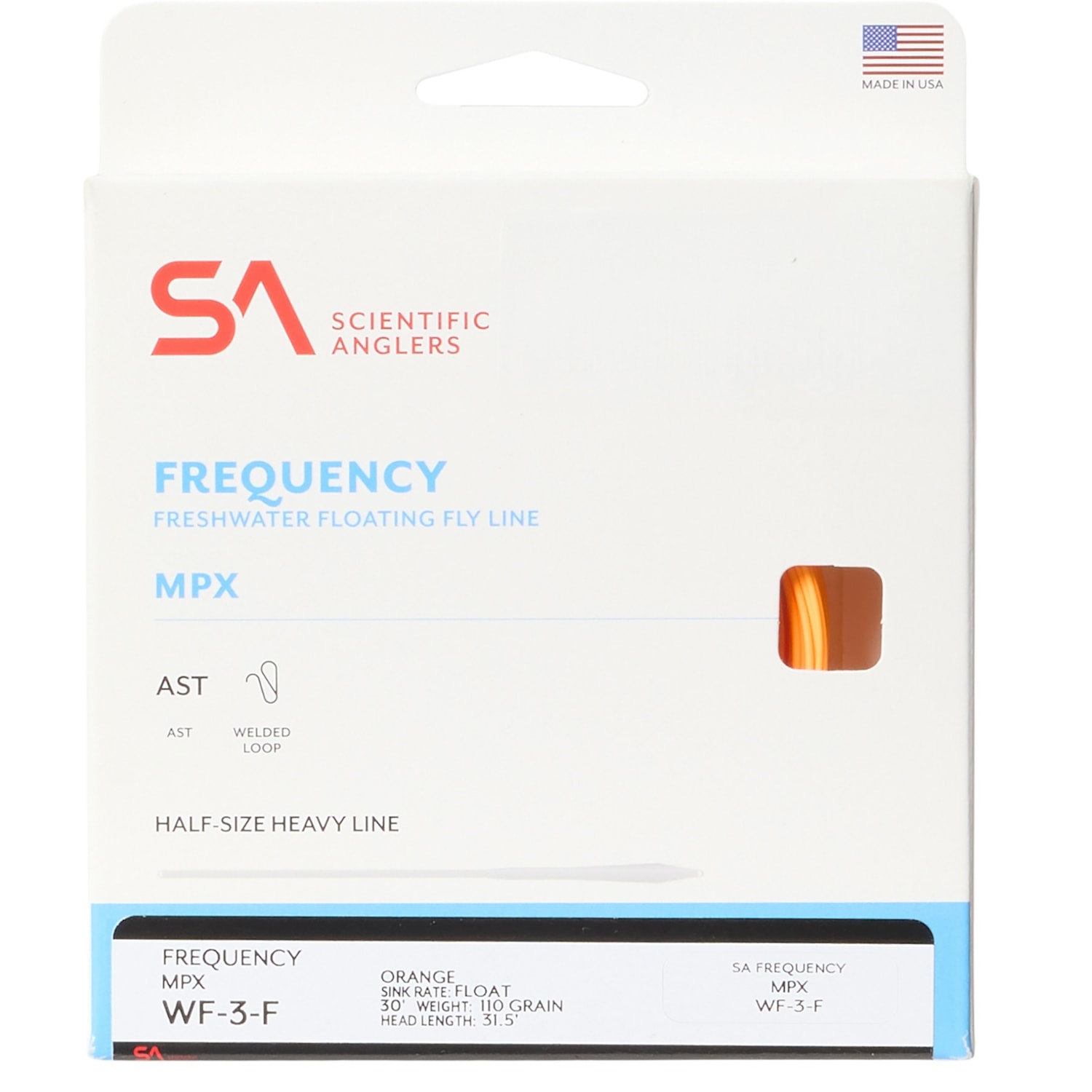 Scientific Anglers Frequency MPX Freshwater Fly Line - Weight Forward ...