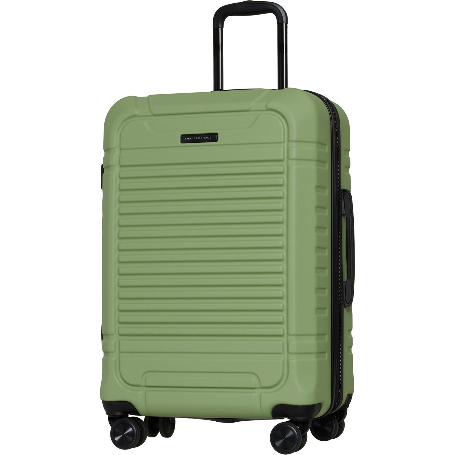 Sharper Image 25” Commando Spinner Suitcase - Hardside, Expandable, Olive