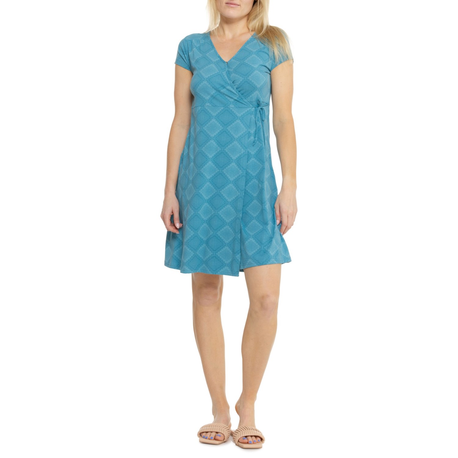 Sherpa Adventure Gear Padma Wrap Dress - Short Sleeve - Save 66%