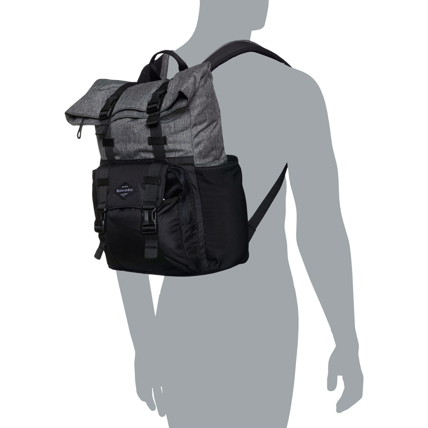 (取寄) シェルパニ セドナ バックパック - ダーク グレイ Sherpani Sedona Backpack - Dark Grey  Dark Grey Sherpani Sedona Backpack - Dark Grey - Save 50%