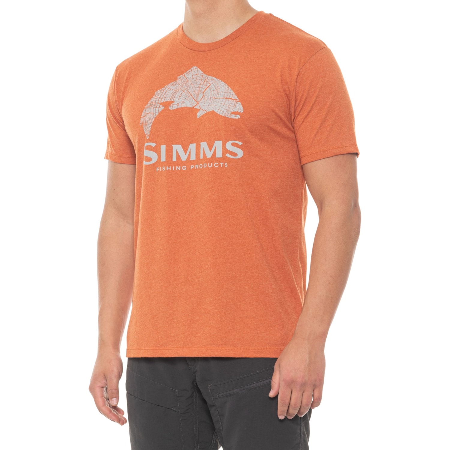 Simms Wood Trout Fill T-Shirt (For Men) - Save 49%