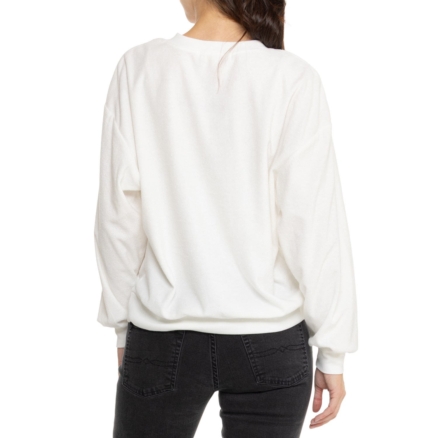 Sirens & Seashells Embroidered Terry Sweatshirt - Save 71%