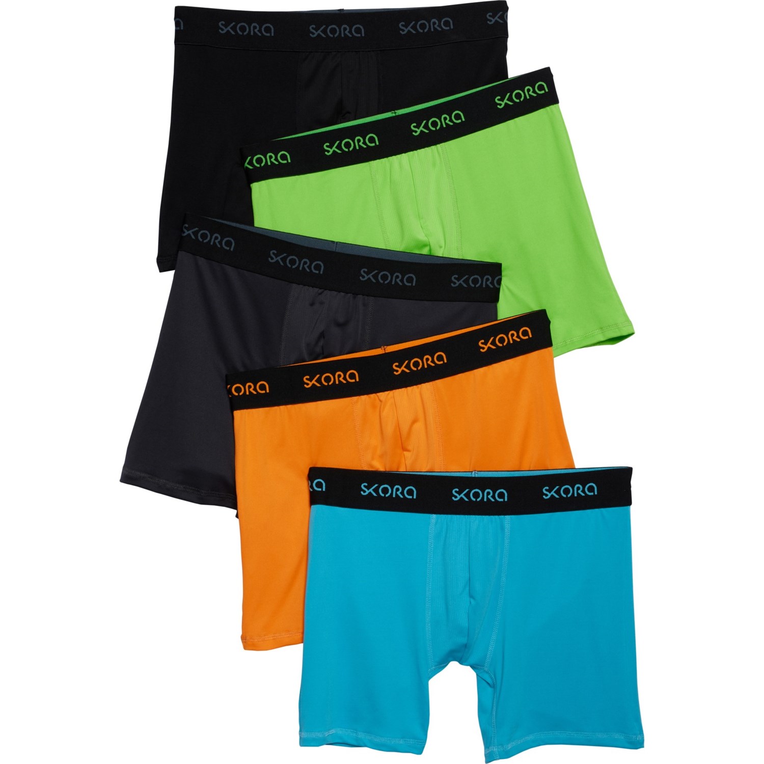 Skora Performance Boxer Briefs - 5-Pack, 6” - Save 48%