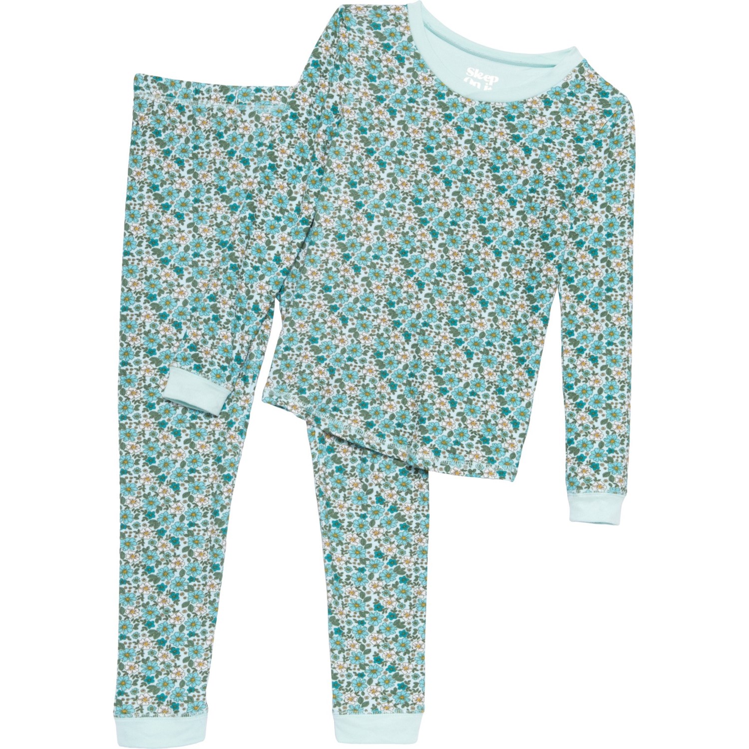 Sleep On It Big Girls Printed Pajamas - Long Sleeve - Save 62%