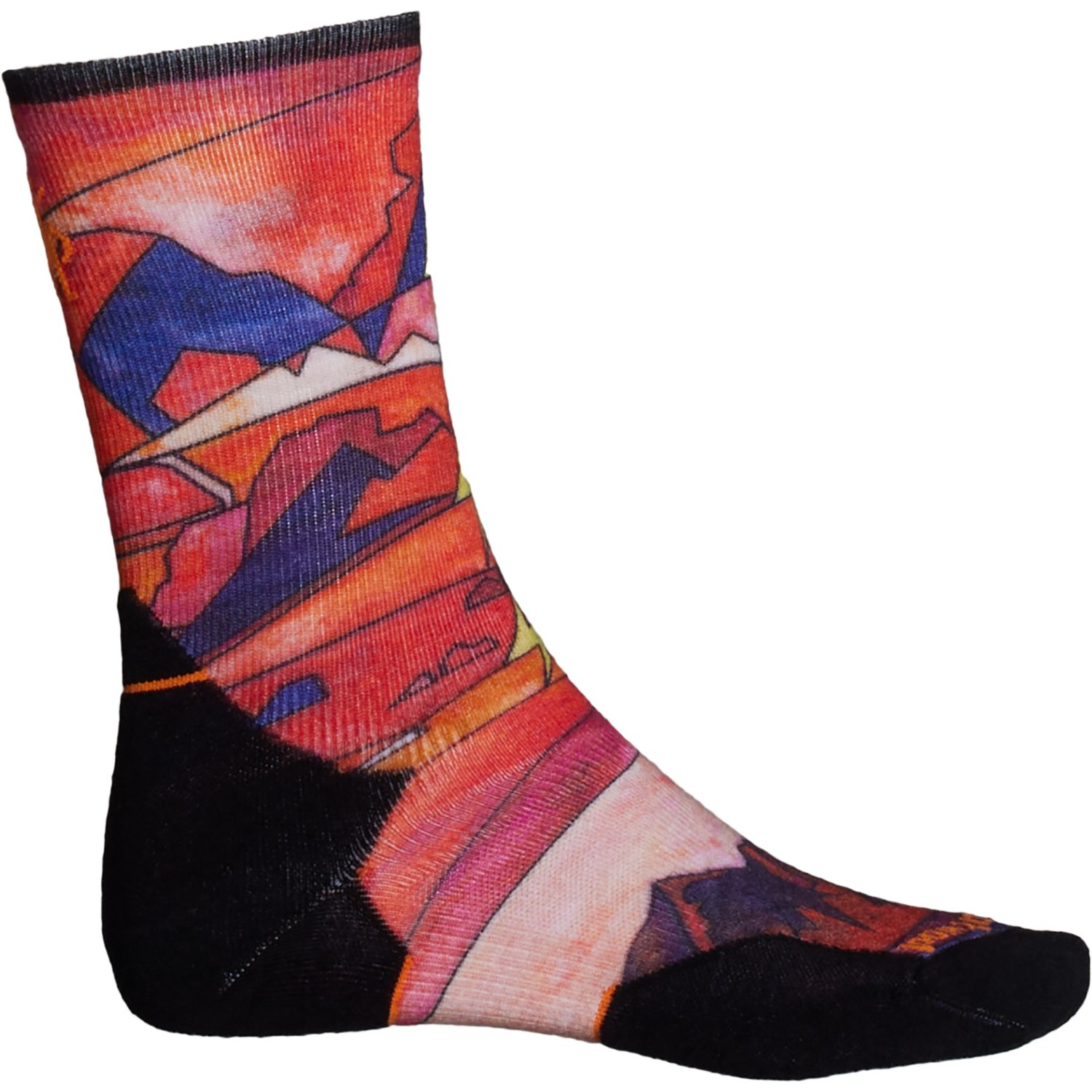 SmartWool Athletic Edition Run Targeted Cushion Print Socks (For Men ...
