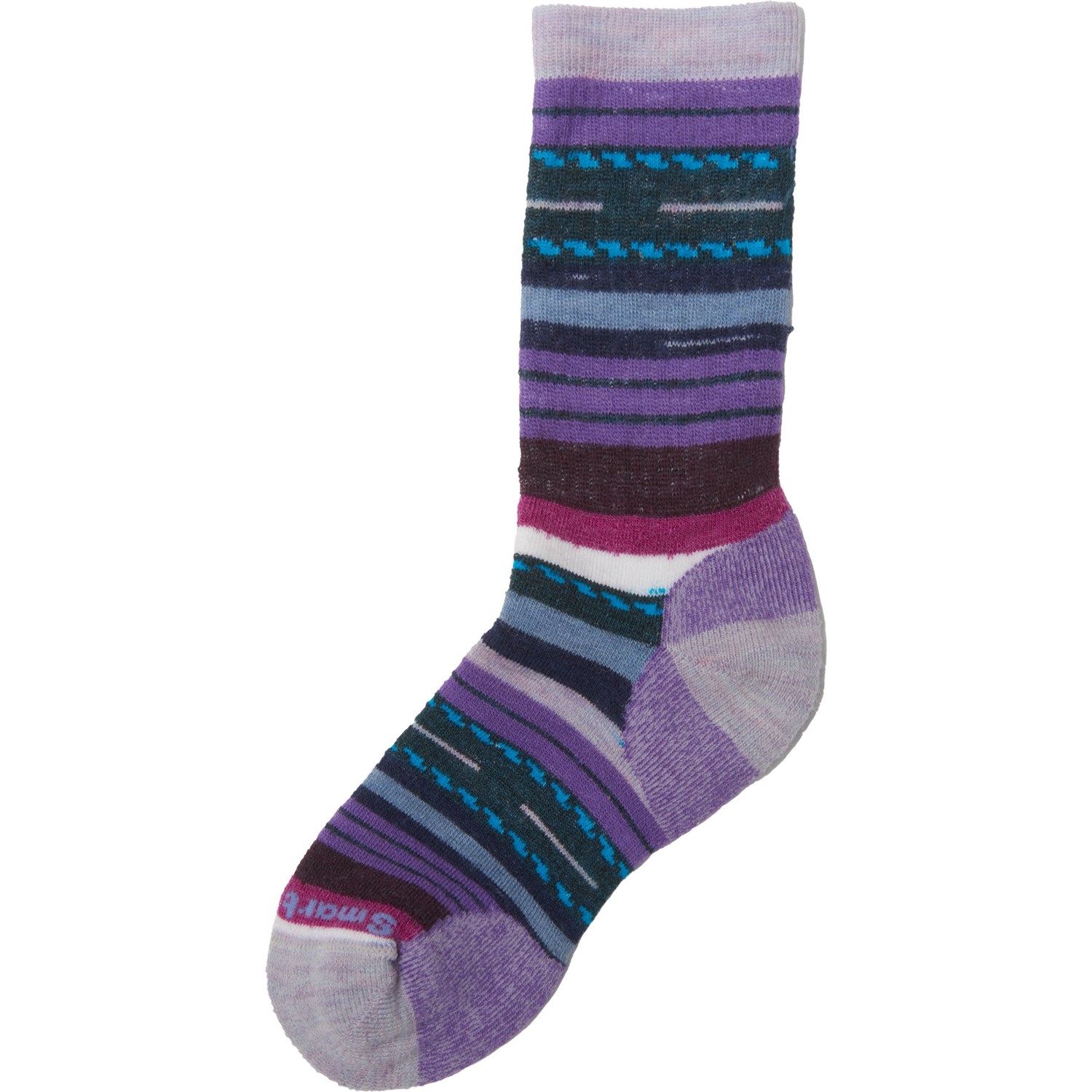 SmartWool Boys and Girls Margarita Athletic Socks - Merino Wool, Crew