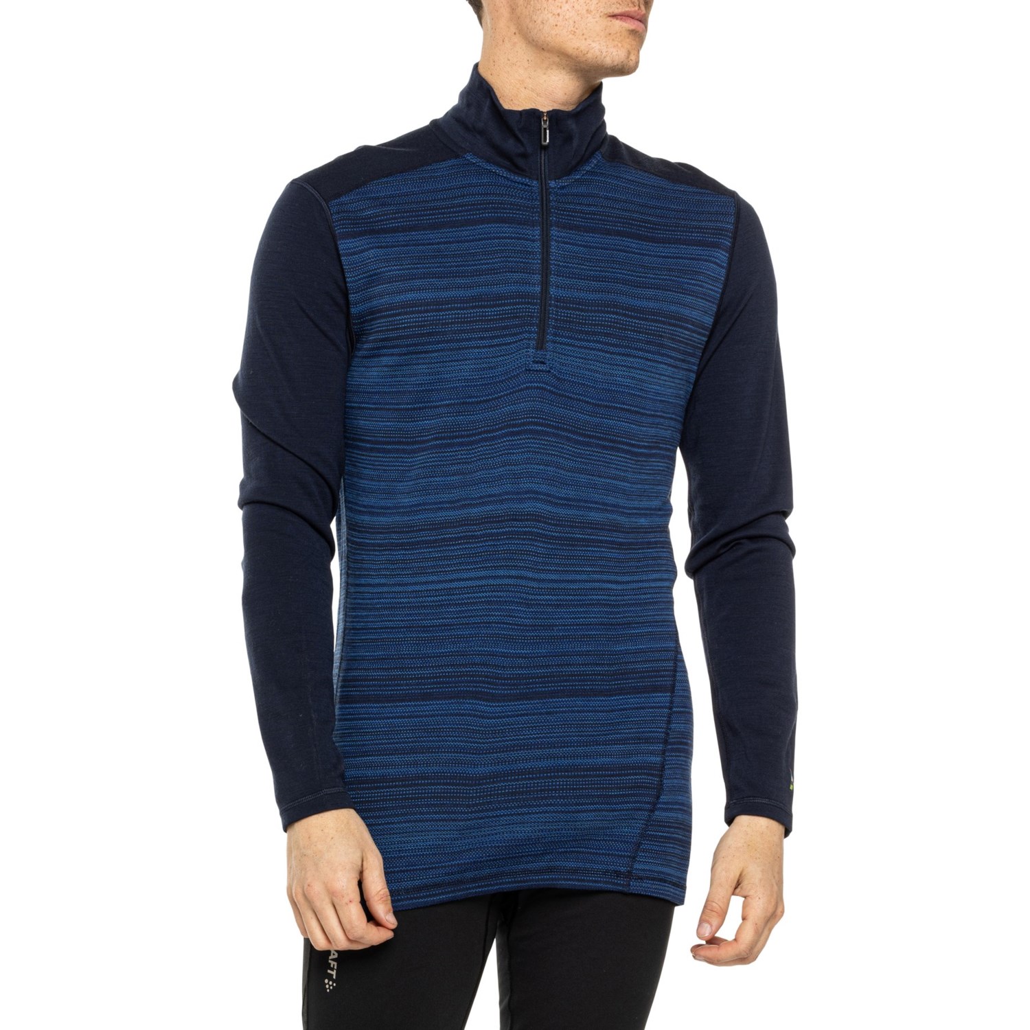 SmartWool Classic Thermal Base Layer Top - Merino Wool, Zip Neck, Long ...