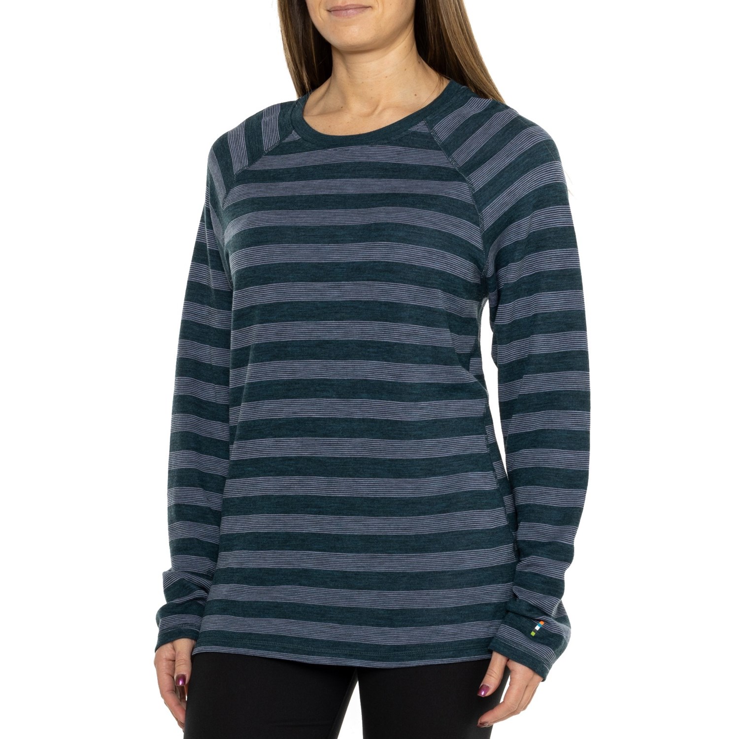 SmartWool Classic Thermal Pattern Base Layer Top - Merino Wool, Long Sleeve