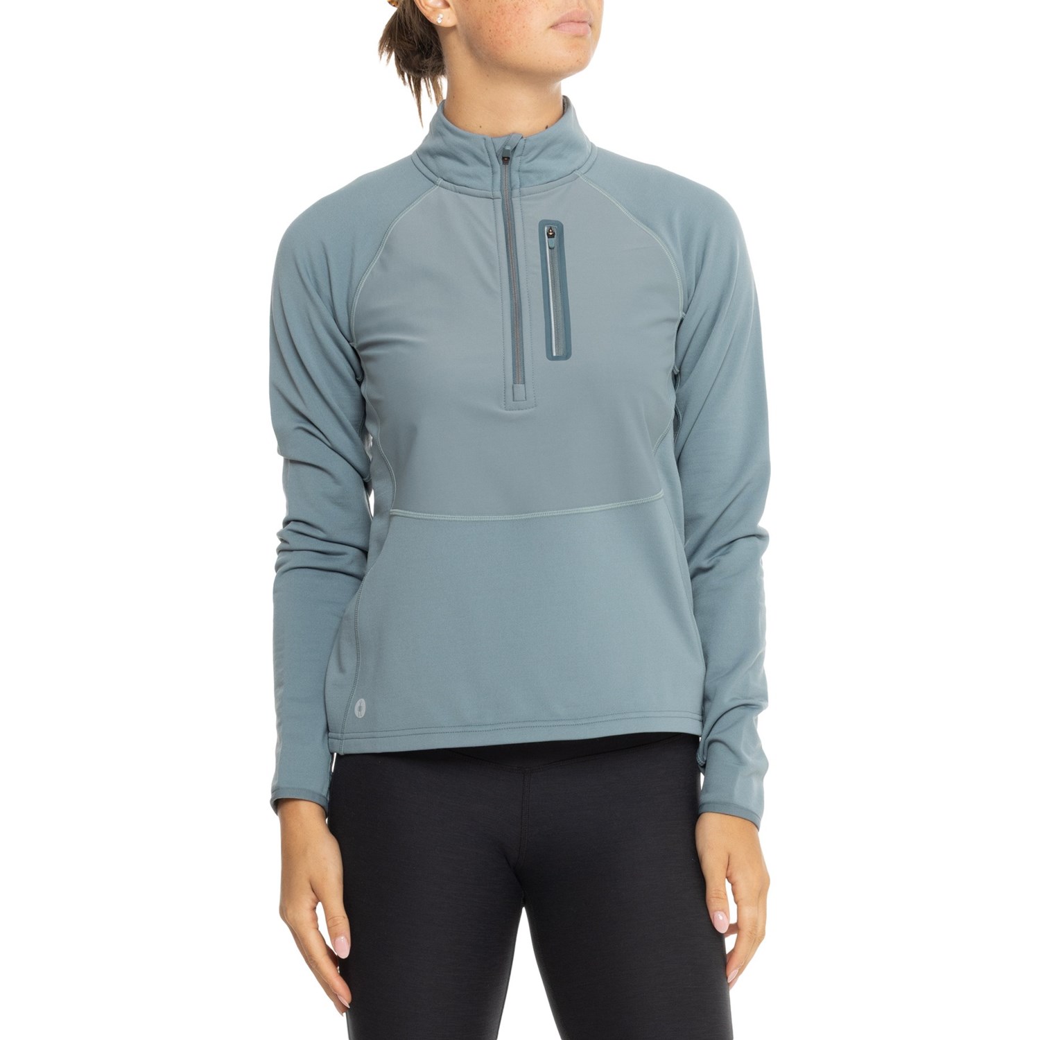 SmartWool Fleece Wind Shirt - Zip Neck, Merino Wool, Long Sleeve