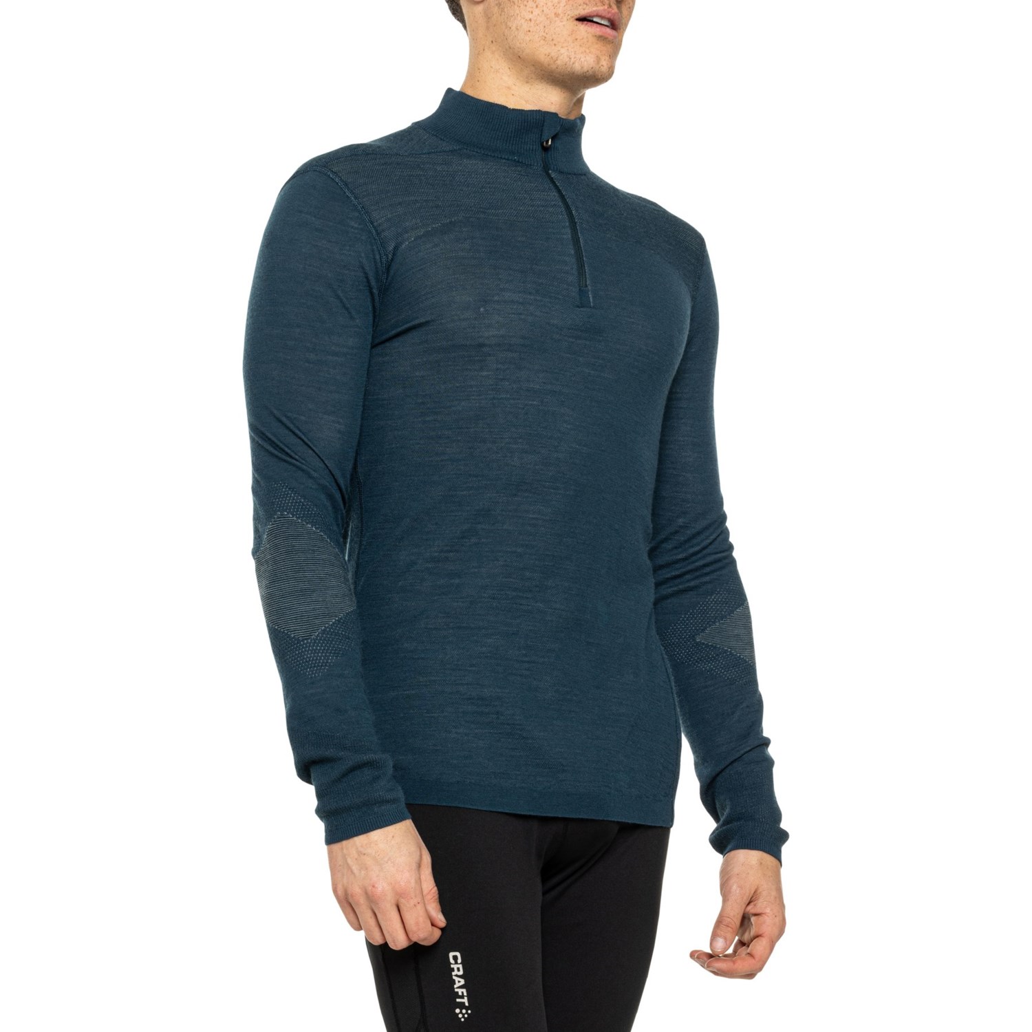 SmartWool Intraknit 200 Base Layer Top - Zip Neck, Merino Wool, Long Sleeve