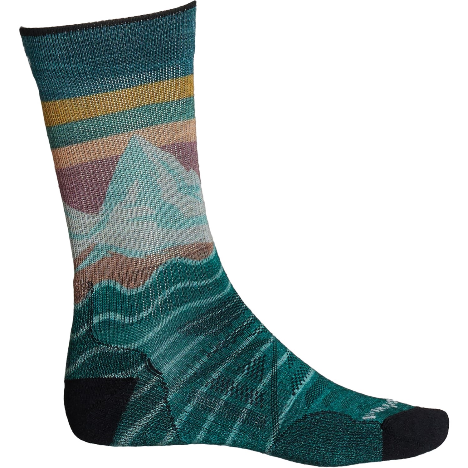SmartWool PhD® Outdoor Light Front Range Print Hiking Socks (For Men ...