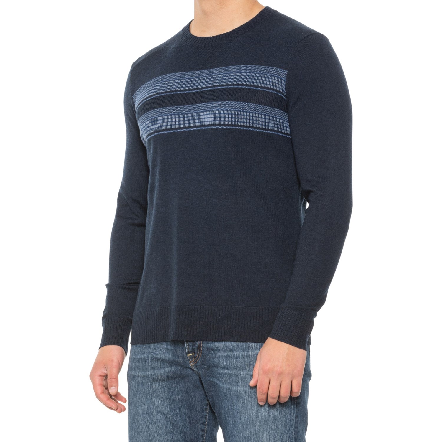 SmartWool Sparwood Stripe Crew Neck Sweater - Merino Wool