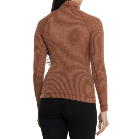 SmartWool Thermal Ribbed Base Layer Turtleneck - Merino Wool, Long Sleeve