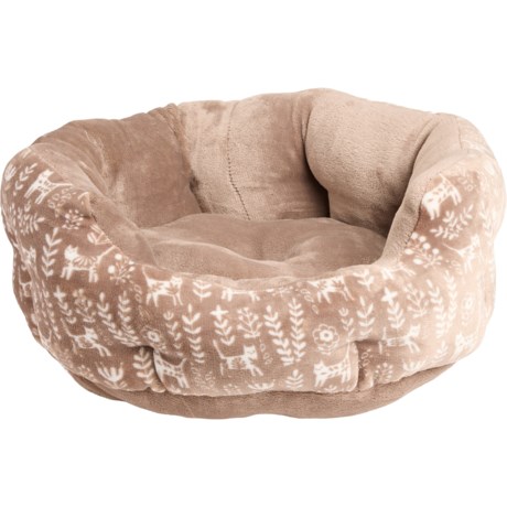Snooze Paws Botanical Lounge Cat Bed - 21x19x9" - Save 32%
