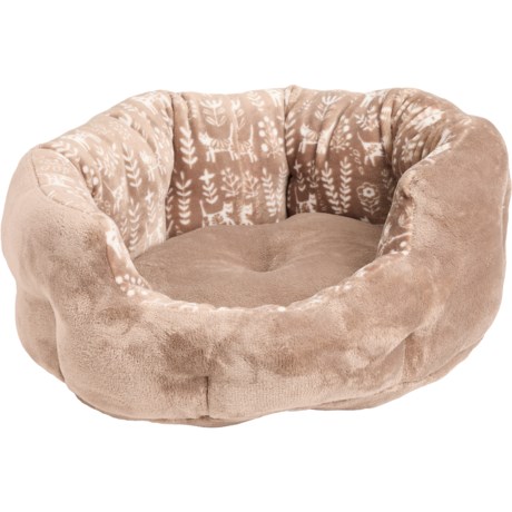 Snooze Paws Botanical Lounge Cat Bed - 21x19x9" - Save 32%