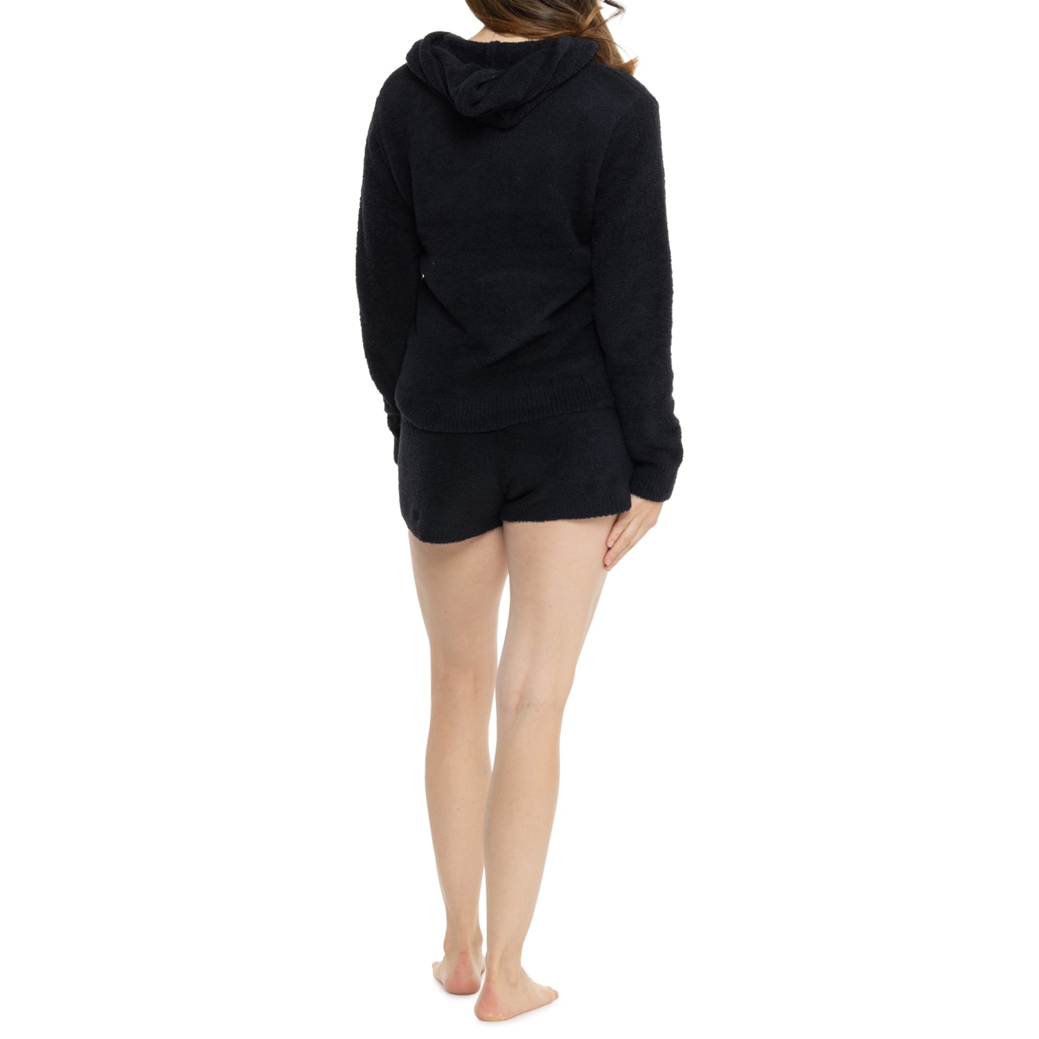 Softies Solid Marshmallow Hoodie and Shorts Lounge Set - Save 55%