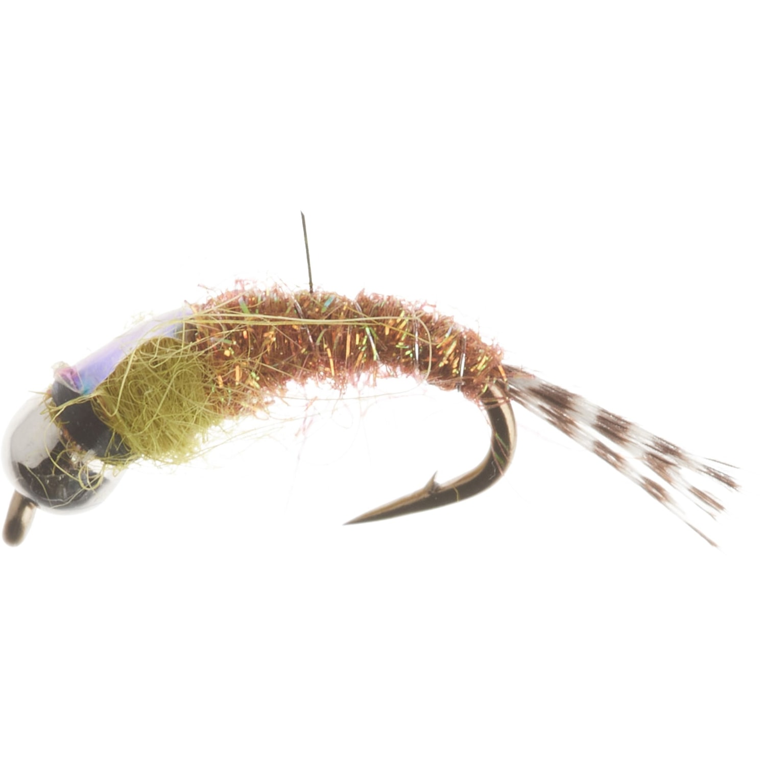 SOLITUDE FLY COMPANY Tungsten Shaggy Shake Nymph Fly - Dozen - Save 58%