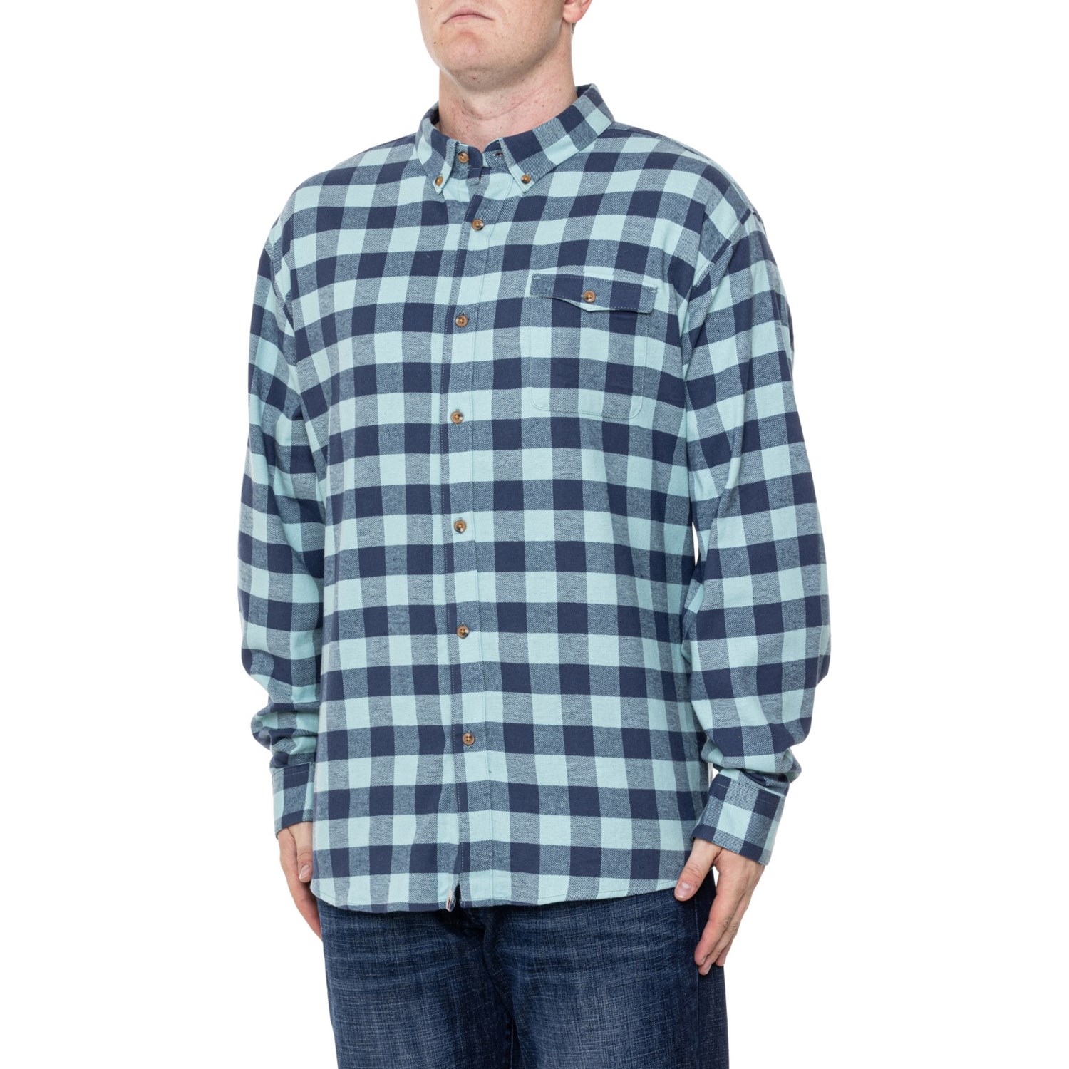 Southern Proper Southern Faunsdale Flannel Shirt - Long Sleeve - Save 78%