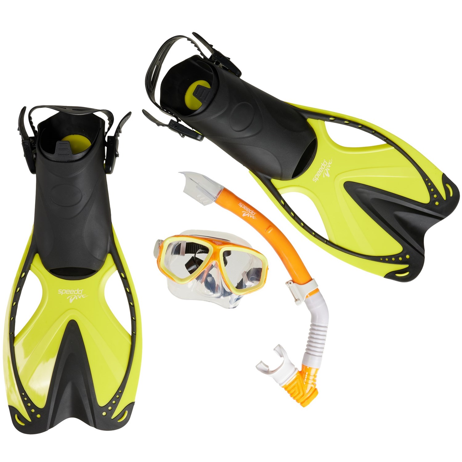 Speedo Adventure Mask, Snorkel and Fin Set - Save 43%