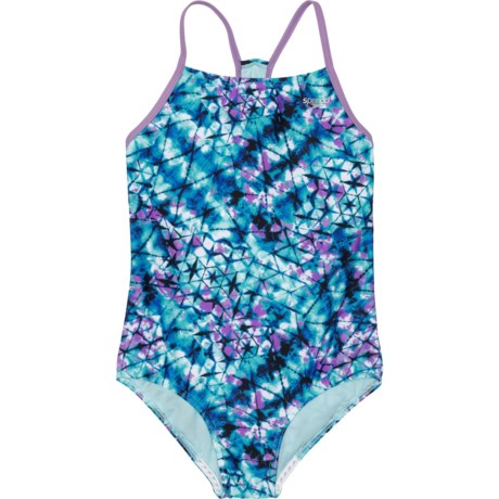 Speedo Big Girls Duo Back One-Piece Swimsuit - UPF 50+ - Save 64%